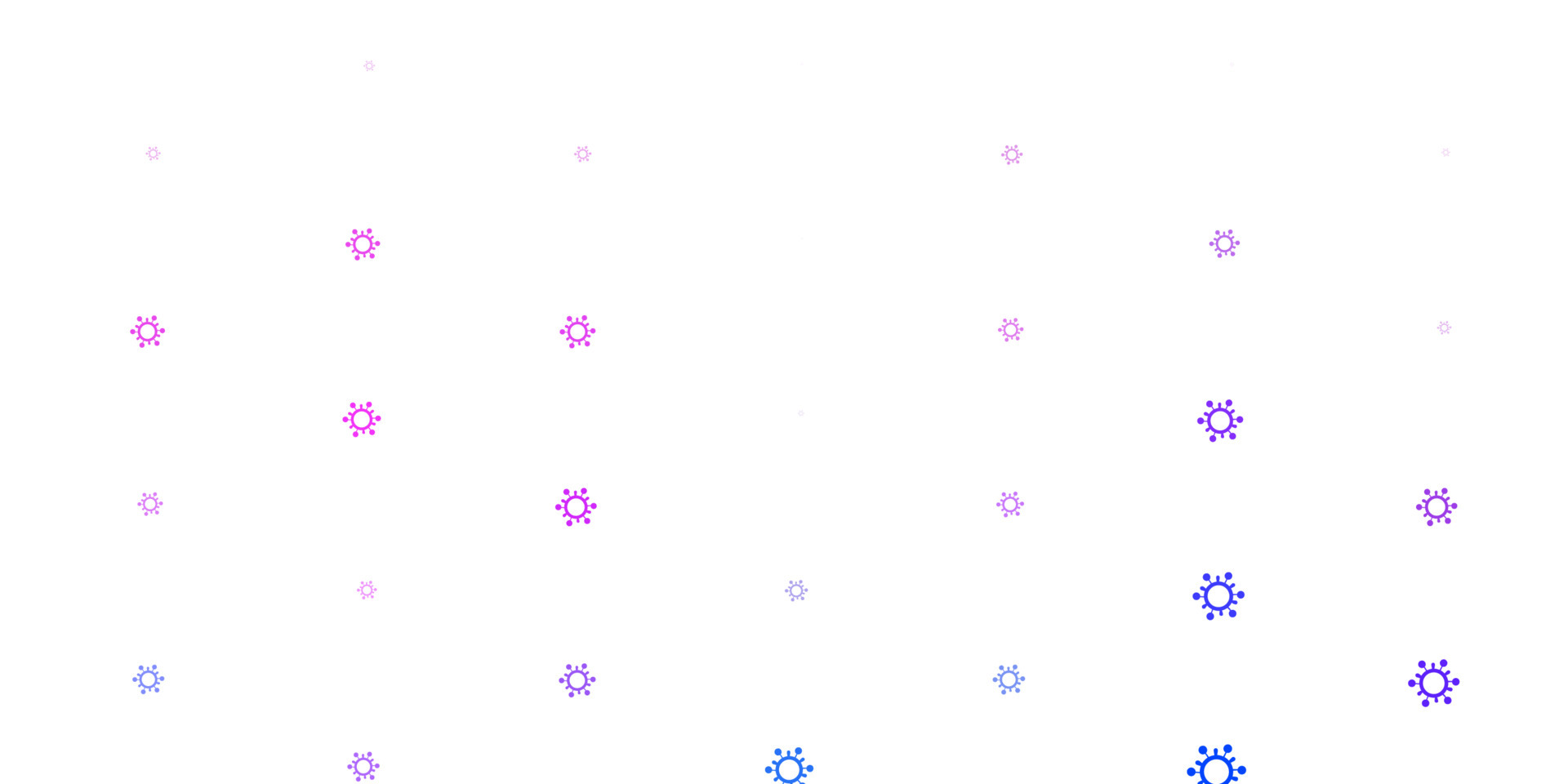 Light Blue, Red vector backdrop with virus symbols. 5916352 Vector Art ...