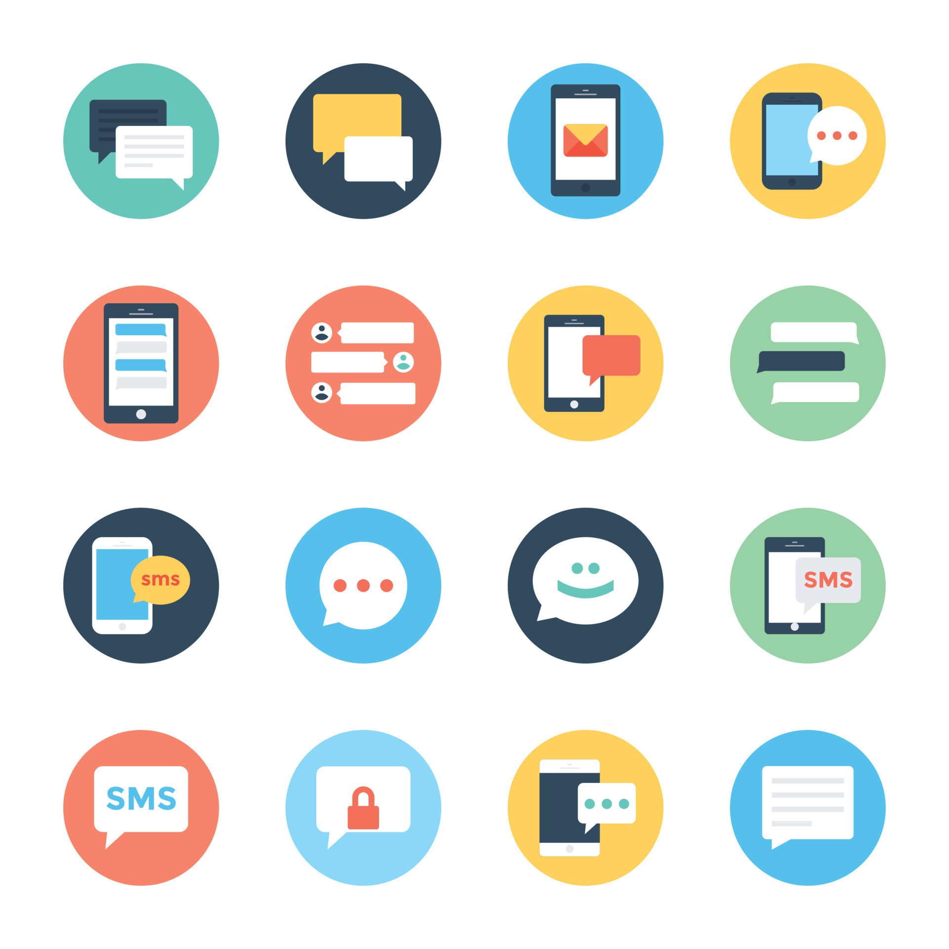 Text Messaging Concepts 5925167 Vector Art at Vecteezy