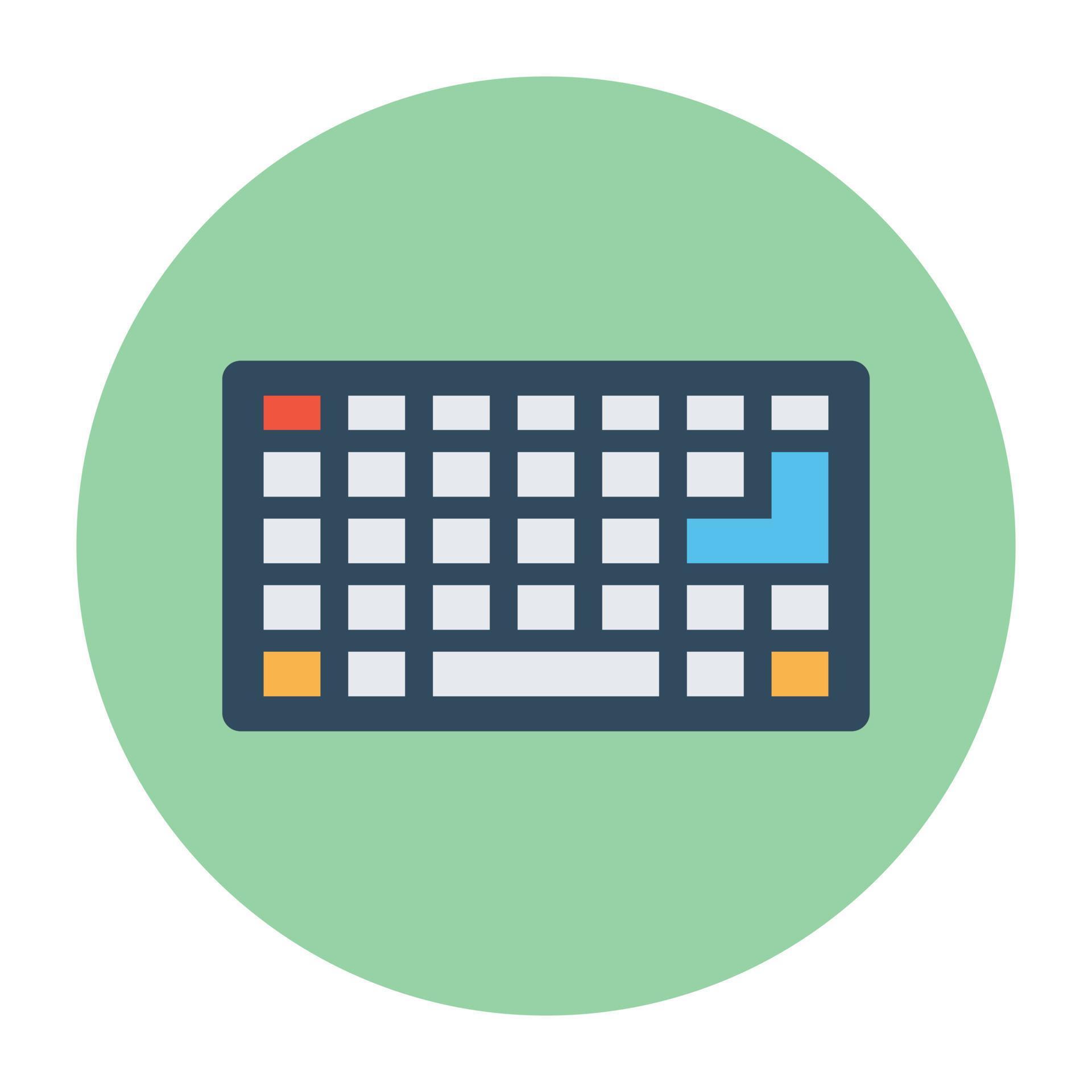 Trendy Keyboard Concepts 5925271 Vector Art at Vecteezy