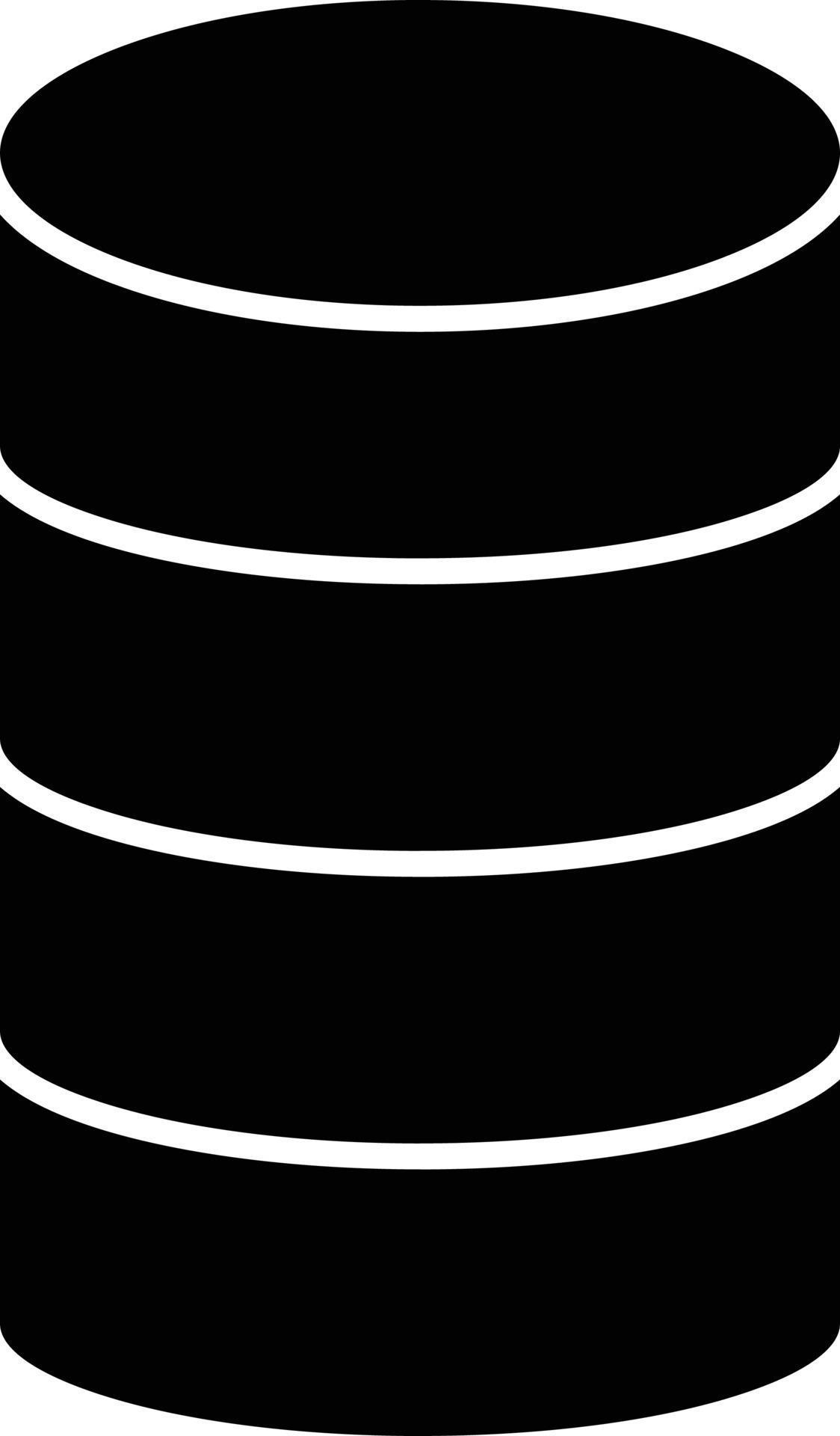 Database Icon Style 5940855 Vector Art at Vecteezy