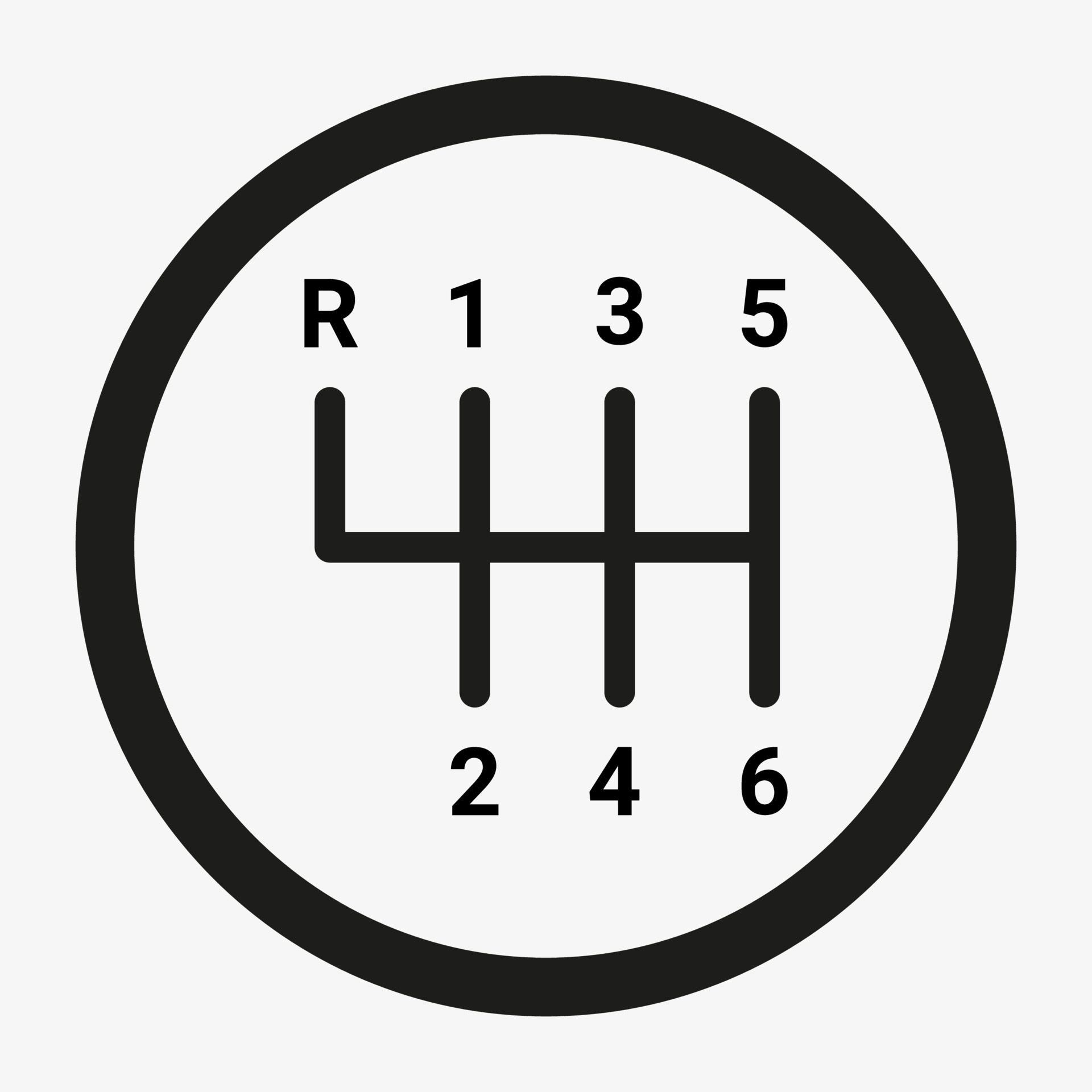Six speed manual gear shift icon. Six gear manual transmission shift ... Six speed manual gear shift icon. Six gear manual transmission shift ...