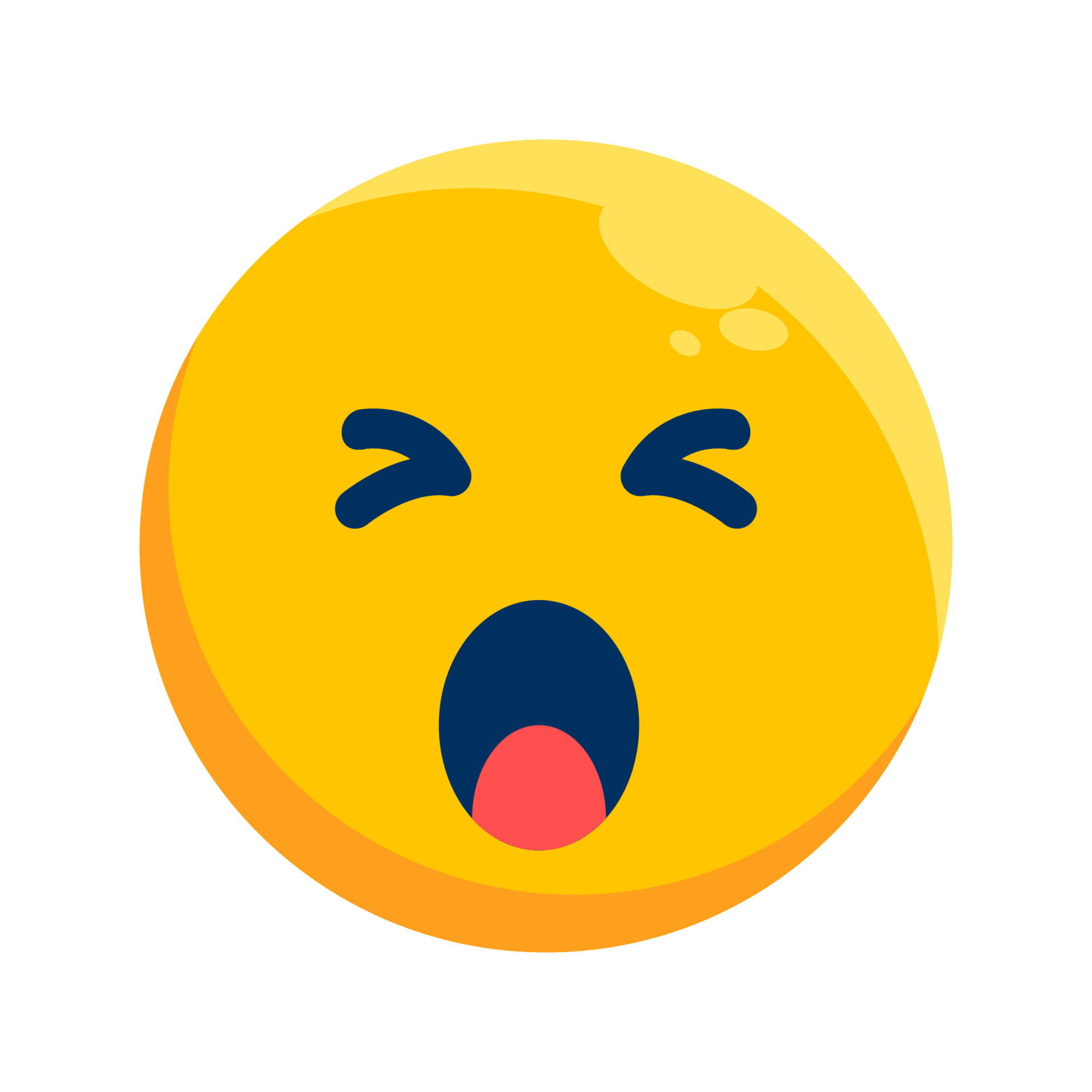 Screaming Face Icon 5951708 Vector Art at Vecteezy