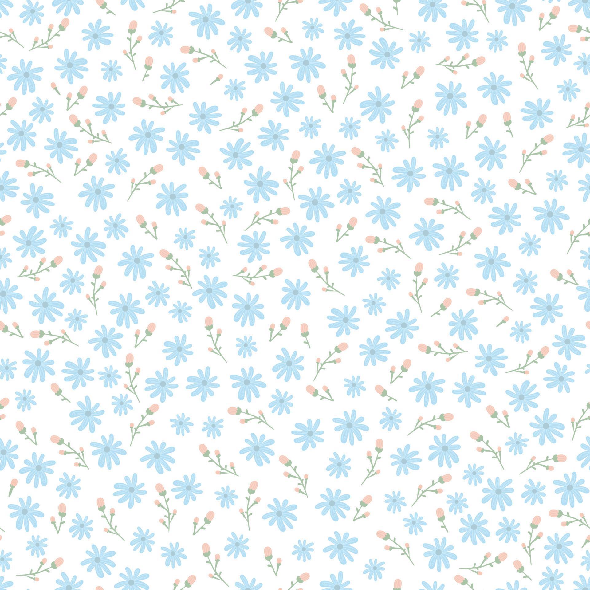 Floral seamless pattern. Pretty flowers. Printing with small pink ...