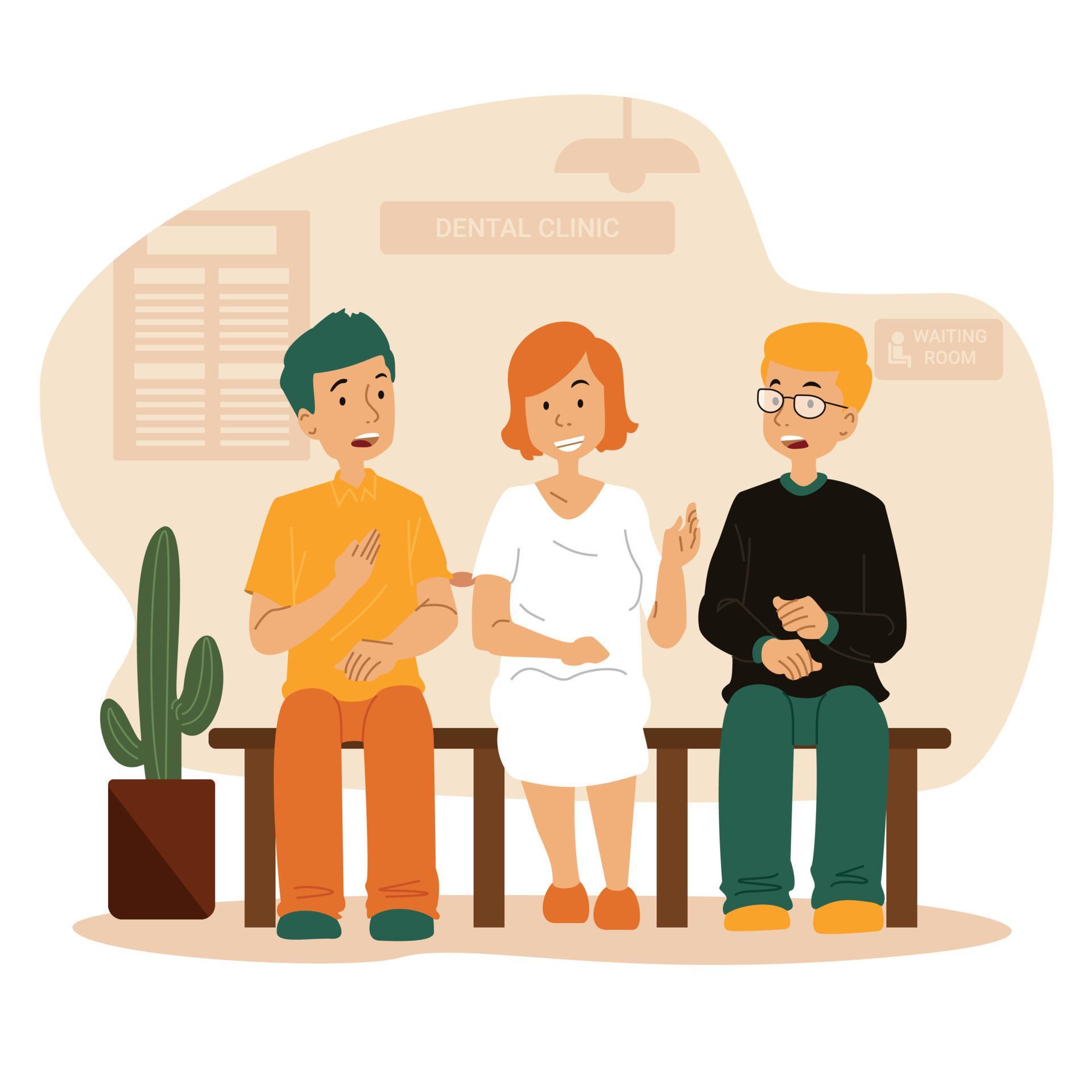 Queue With Discussion 5961721 Vector Art at Vecteezy