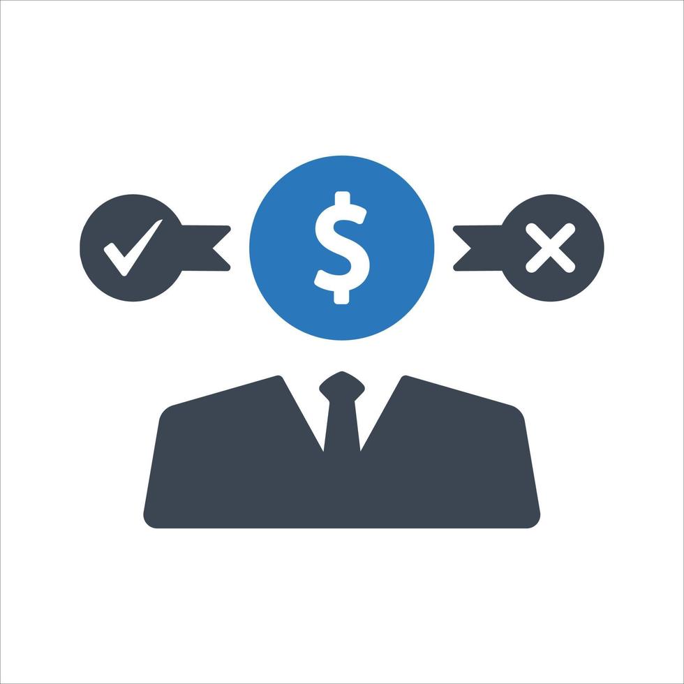 Business financial decision making, yes or no icon 5965064 Vector Art ... Business financial decision making, yes or no icon 5965064 Vector Art ...