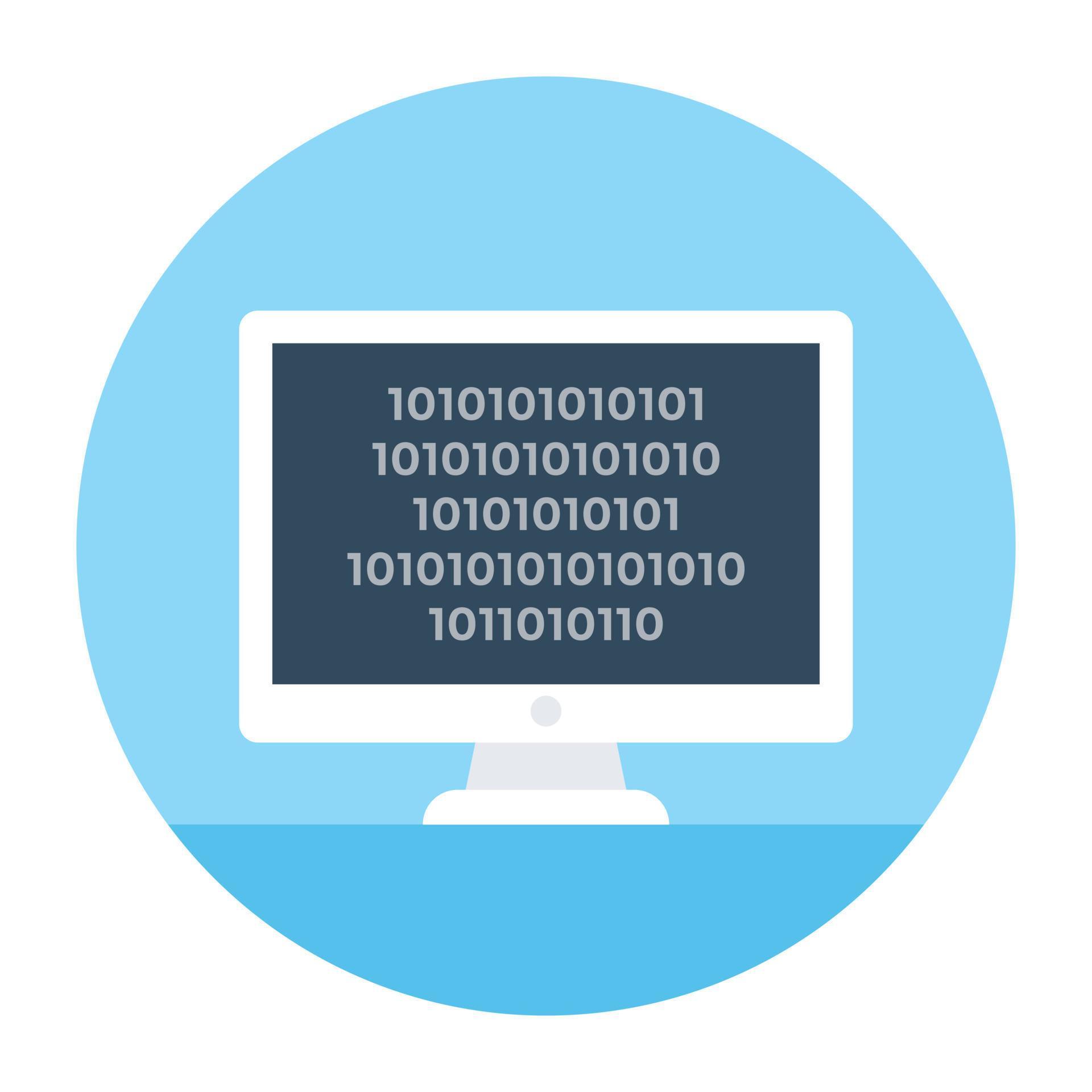 Binary Screen Concepts 5966259 Vector Art at Vecteezy