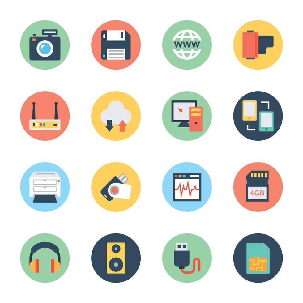 Trendy Hardware Concepts 5966373 Vector Art at Vecteezy