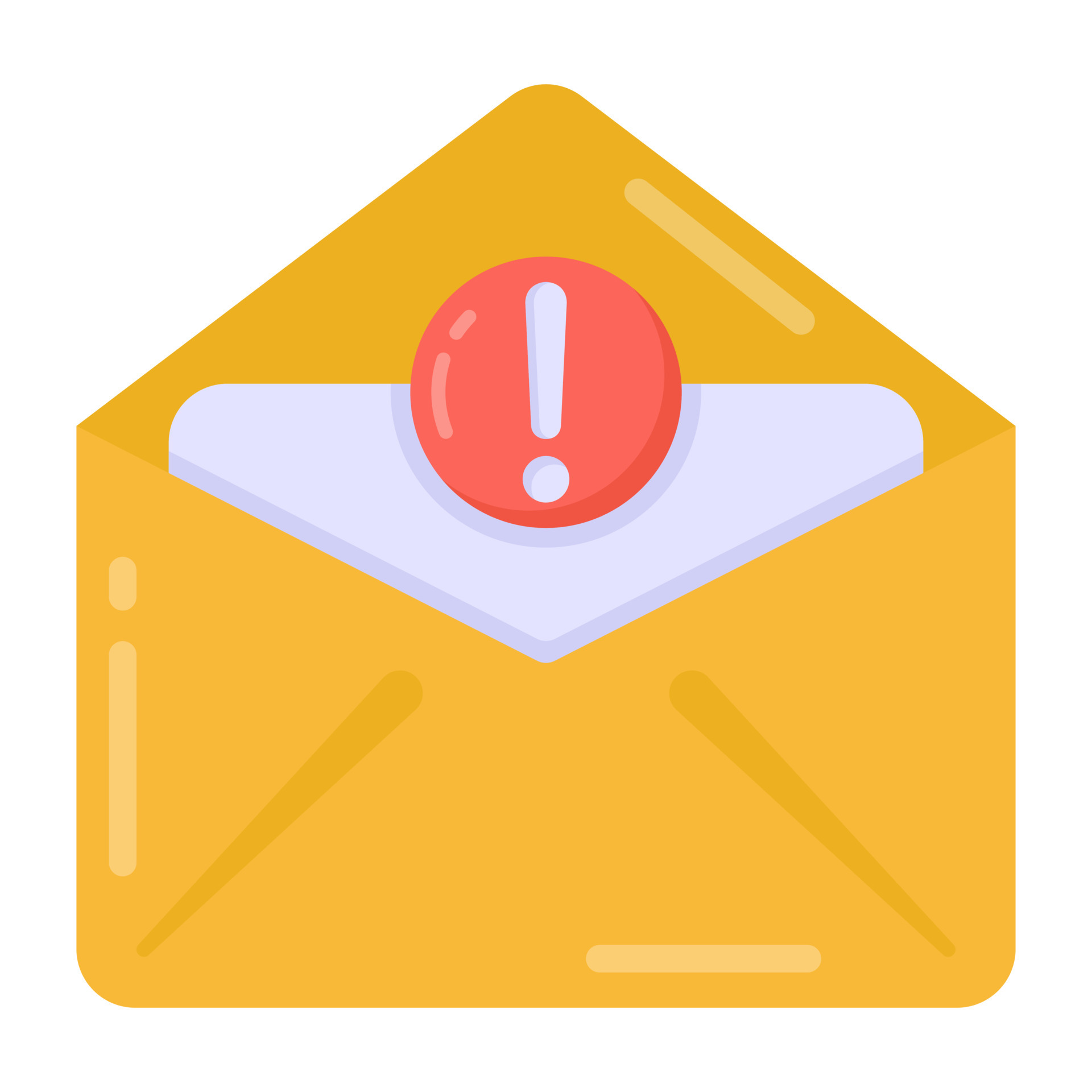 Email Notifications In Flat Style Icon Editable Vector 5972045 Vector