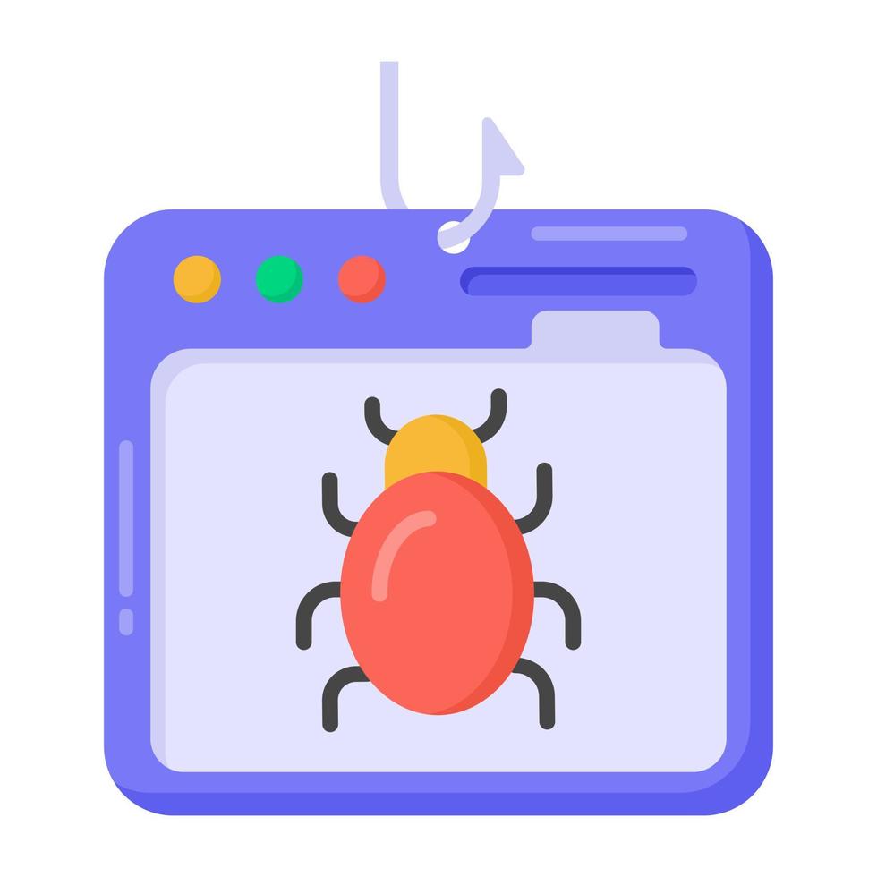 Protected login in flat style icon, online encryption 5972085 Vector ...