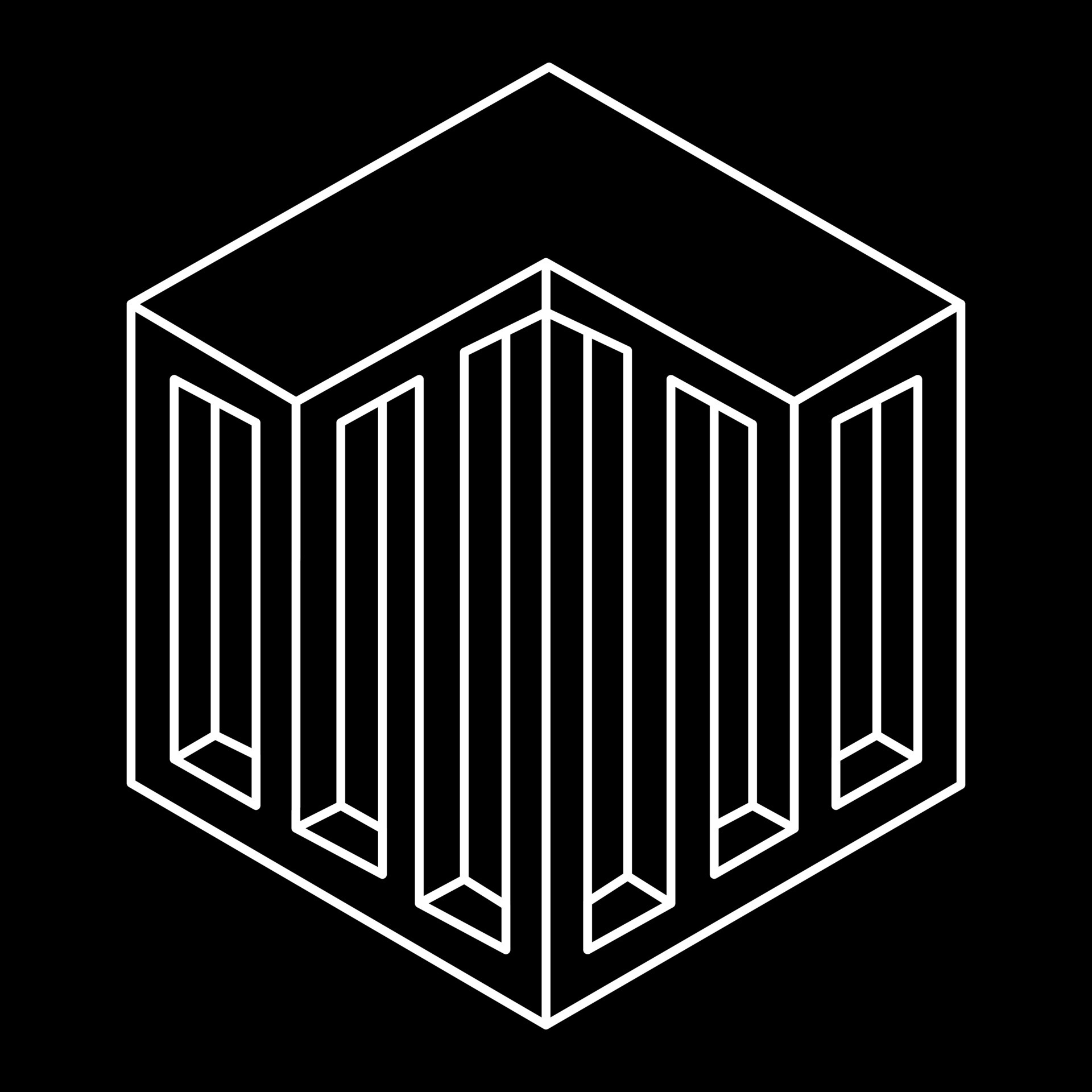 Impossible Shape Web Design Elements Optical Illusion Object Line Design Optical Art Hexagon