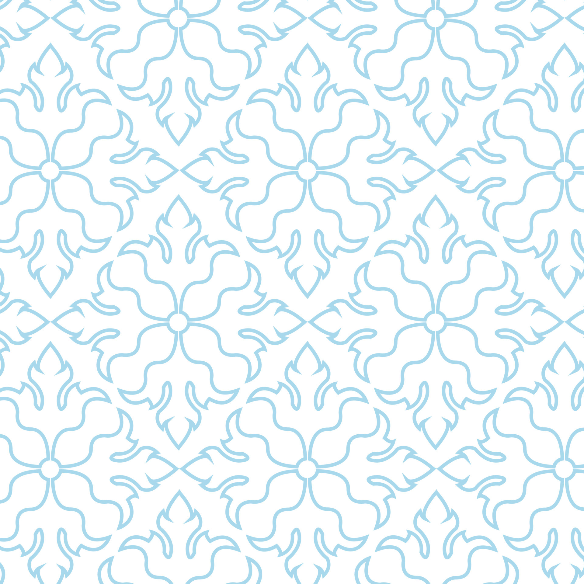 floral seamless geometric pattern on color background vector in ...