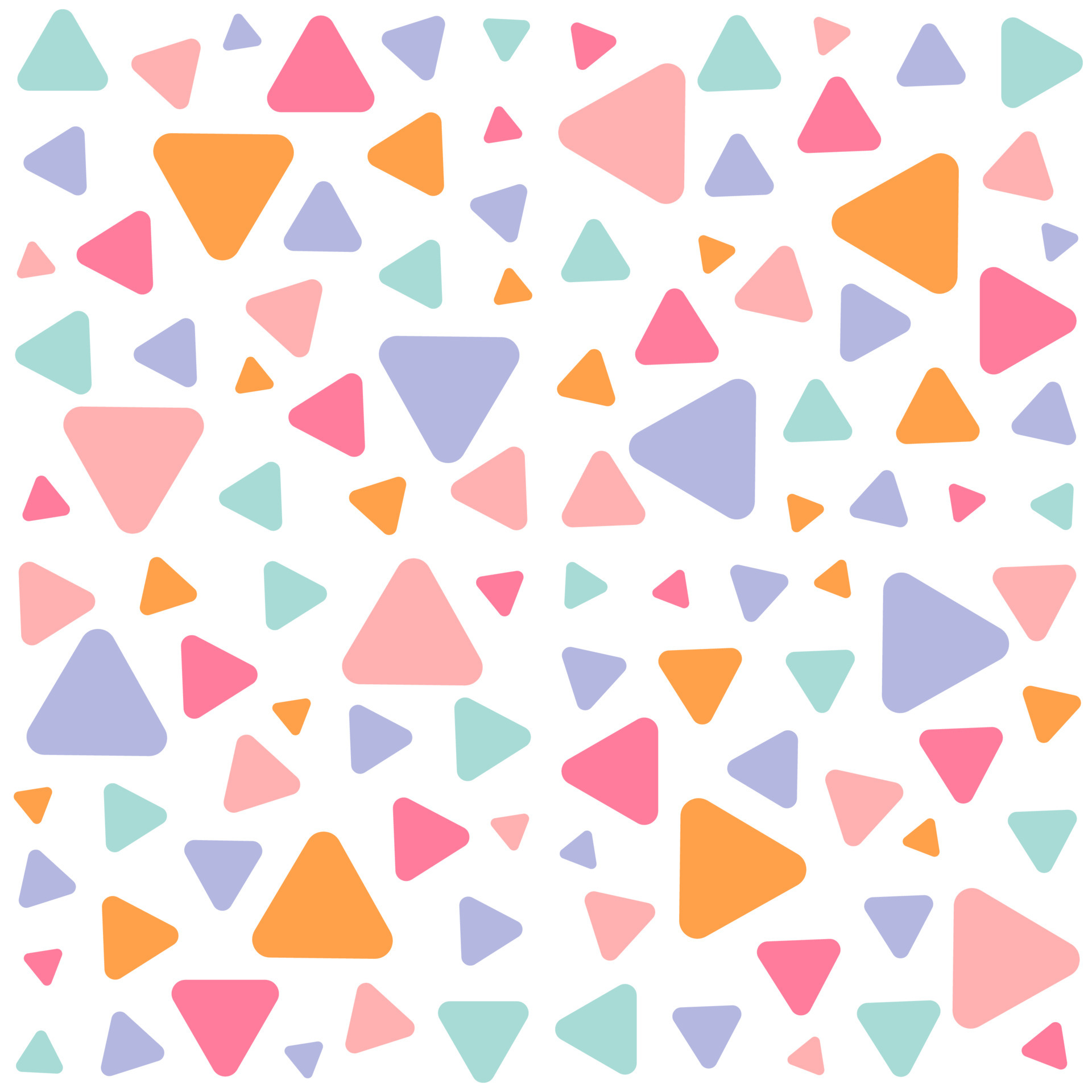 Seamless geometric pattern with triangles 6035561 Vector Art at Vecteezy