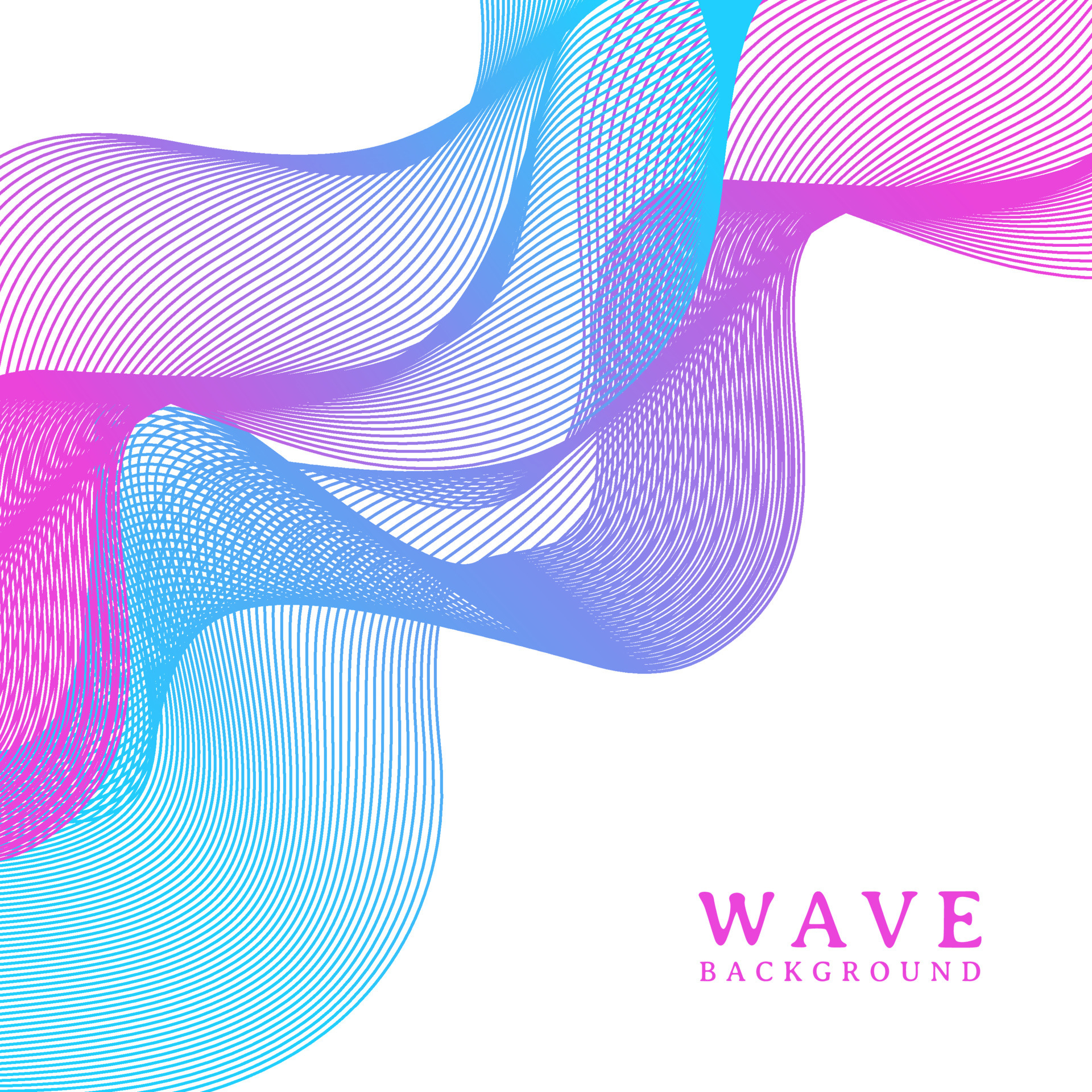 abstract colorful wavy line flowing background 6036009 Vector Art at ...