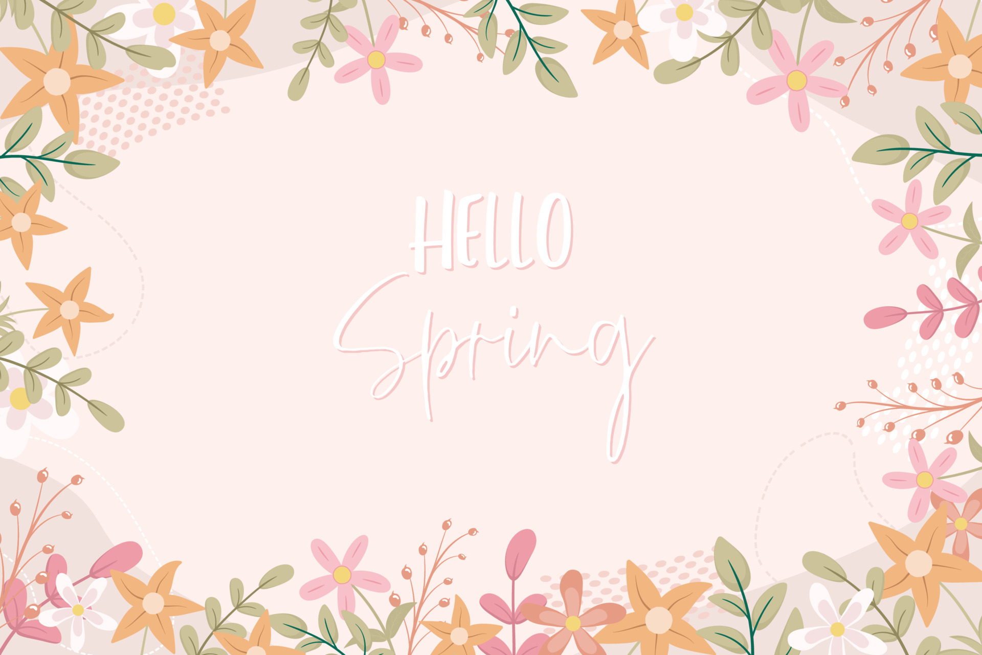 Spring Flowers Vector Art, Icons, and Graphics for Free Download