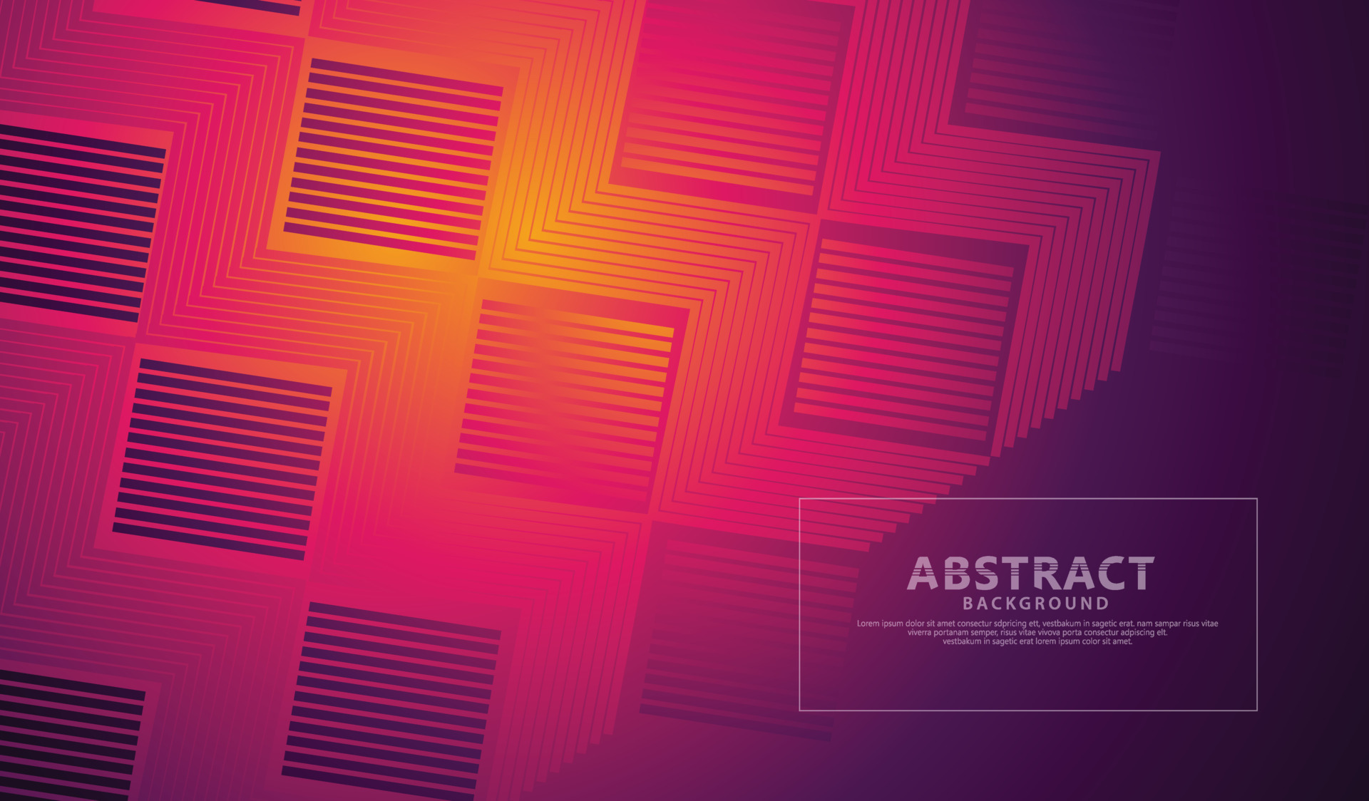 Abstract lines on rectangular shape background for element material ...