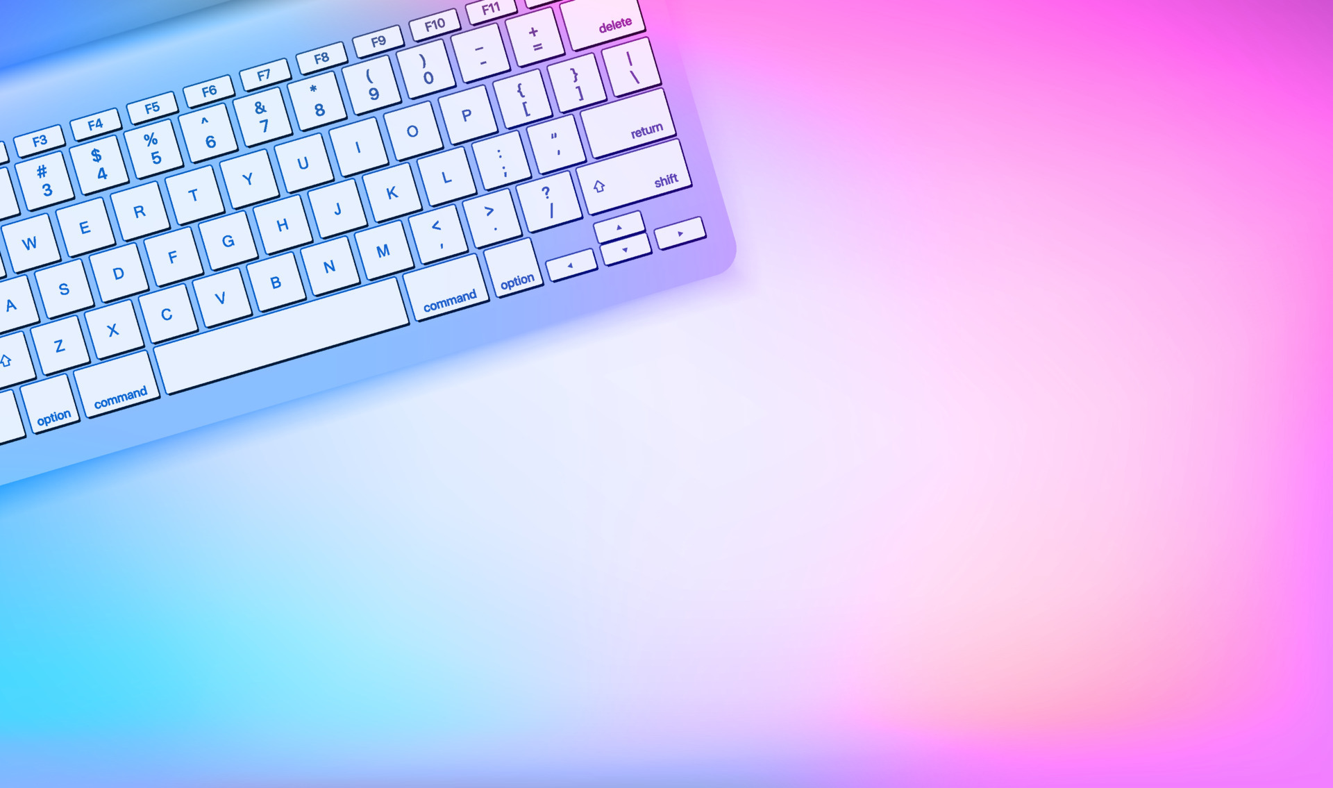 Computer keyboard. 3d vector banner with copy space 6041066 Vector Art ...