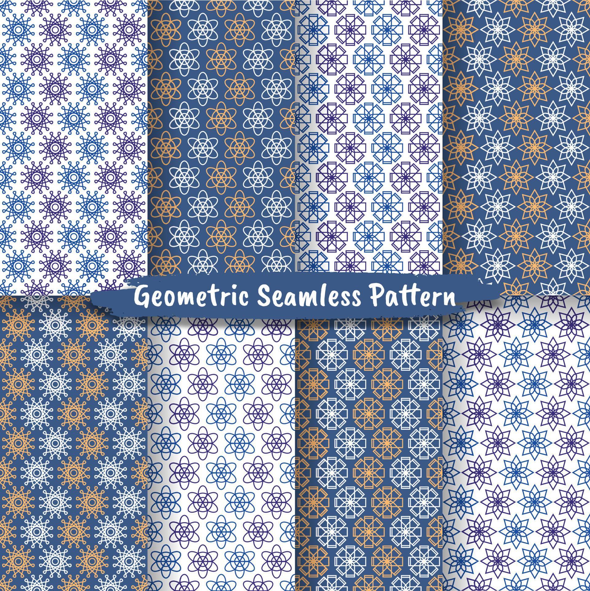 Collection of Geometric Seamless Pattern 6044508 Vector Art at Vecteezy