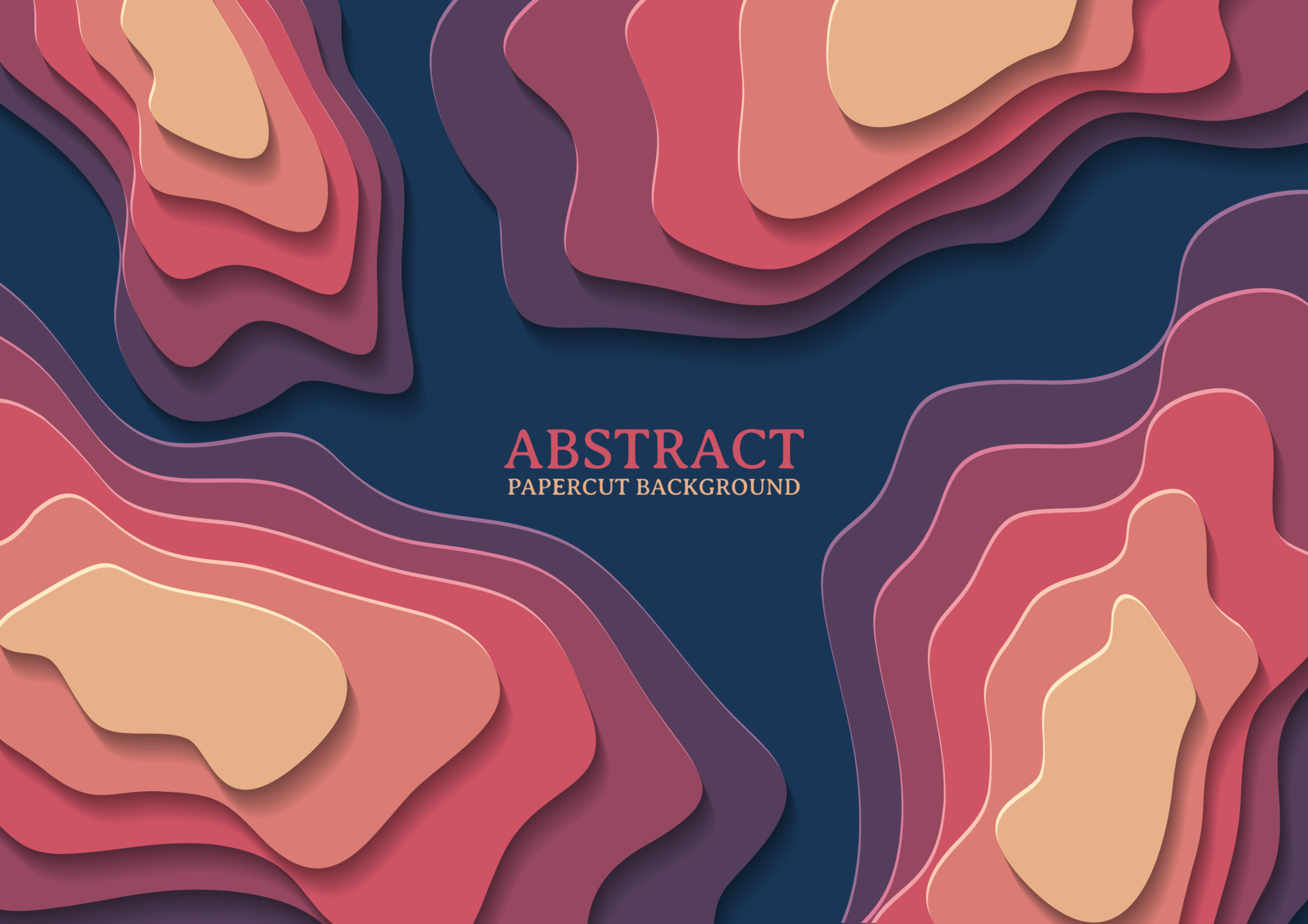 Abstract Papercut Design Background With Overlap Layer 6050857 Vector Art At Vecteezy