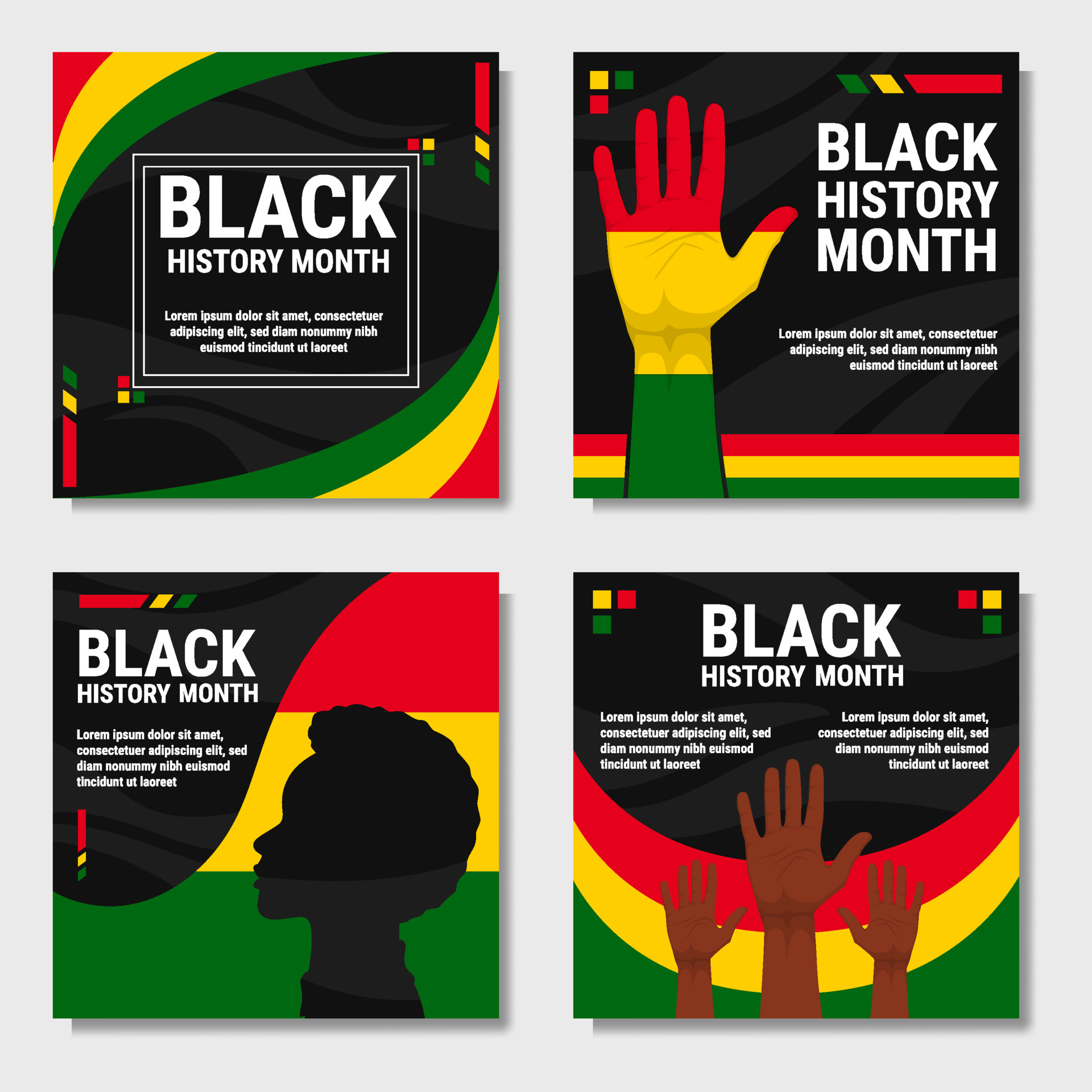 Black History Month Social Media Post 6051351 Vector Art at Vecteezy Black History Month Social Media Post 6051351 Vector Art at Vecteezy