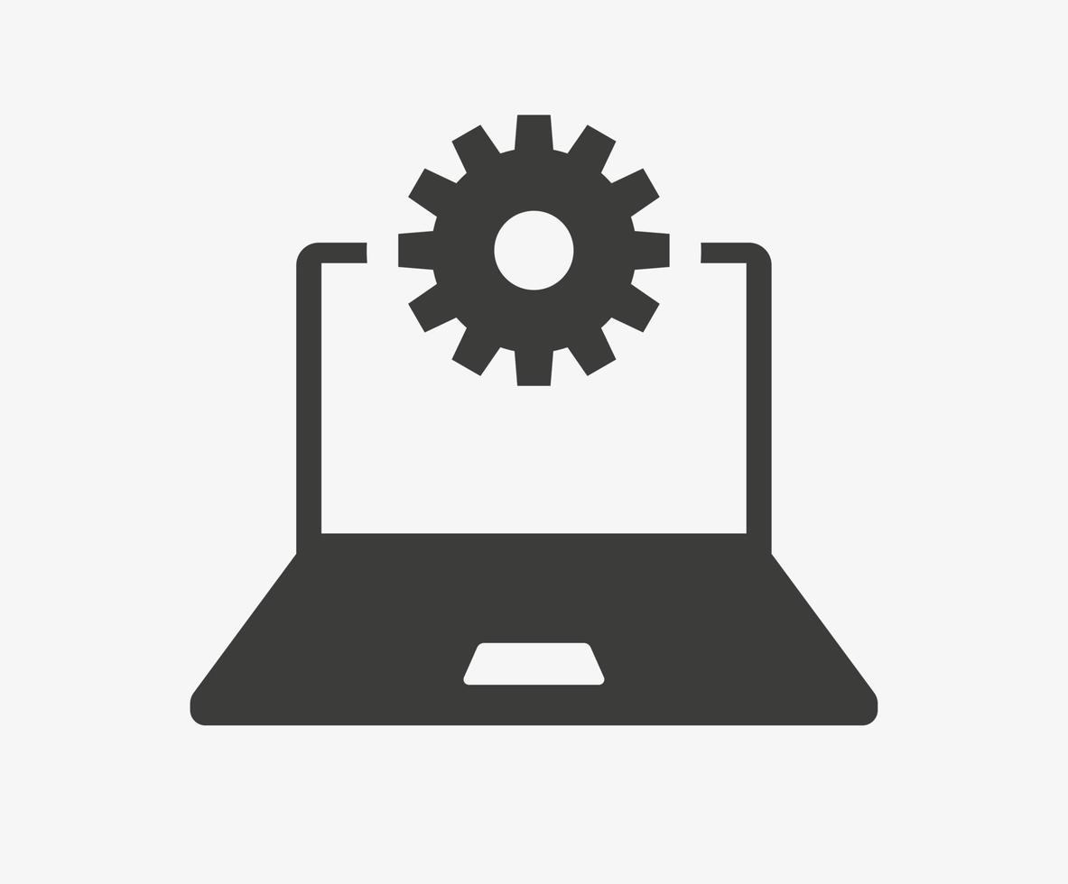 Automation vector icon isolated on white background. Automatization ...