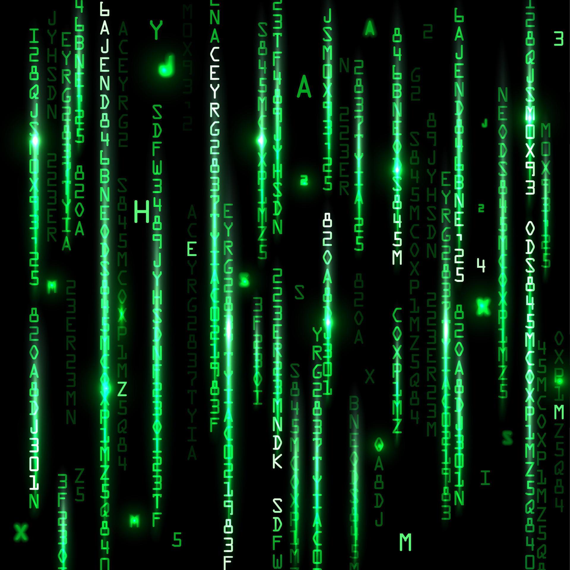 Technology binary background. Binary on green background 6060348 Vector Art at Vecteezy