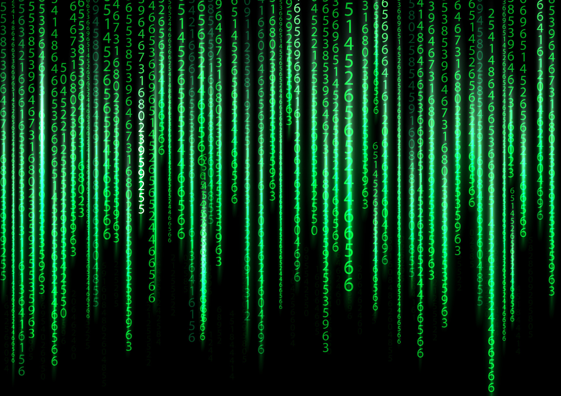 Technology binary background. Binary on green background 6060447 Vector Art at Vecteezy