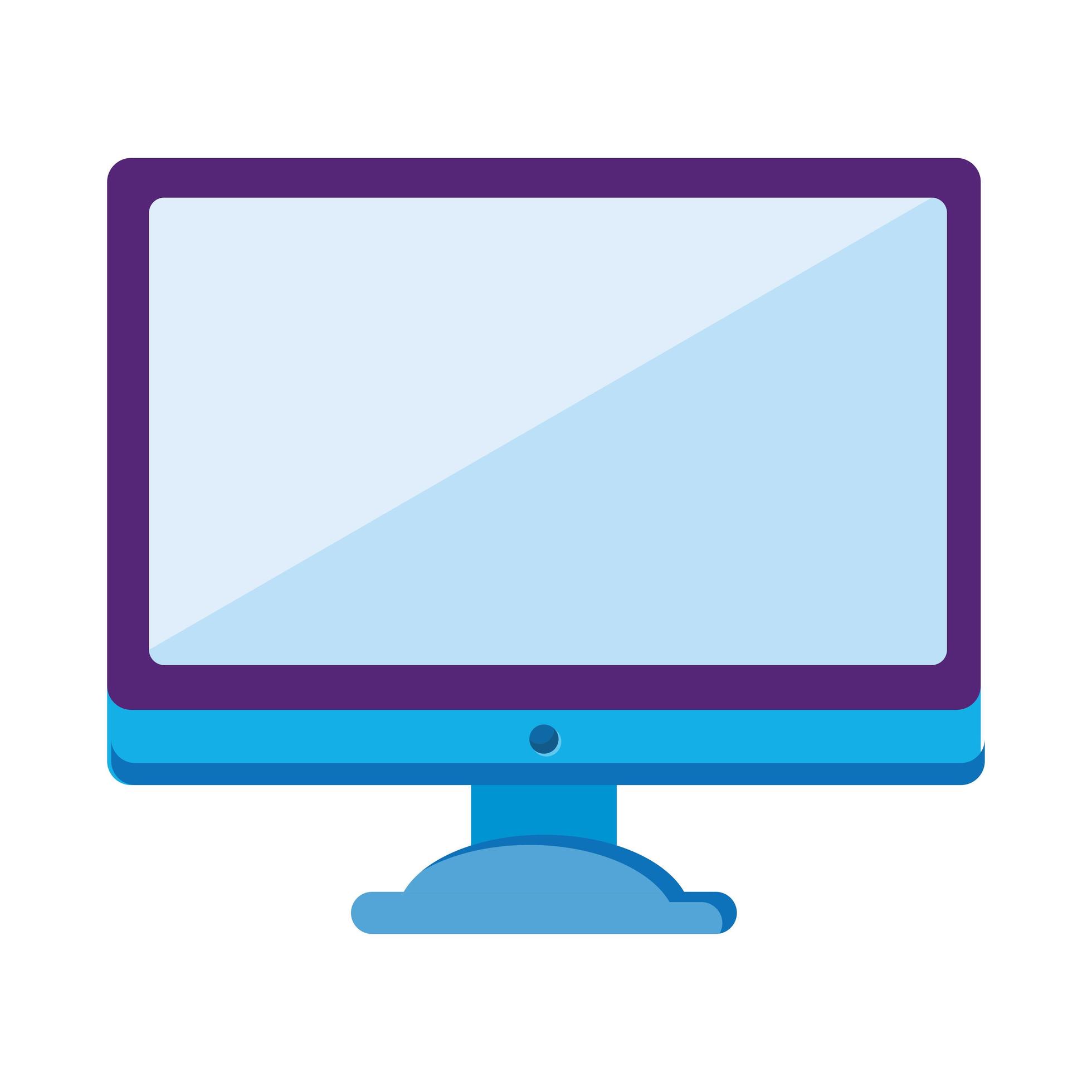 desktop computer display 6060916 Vector Art at Vecteezy