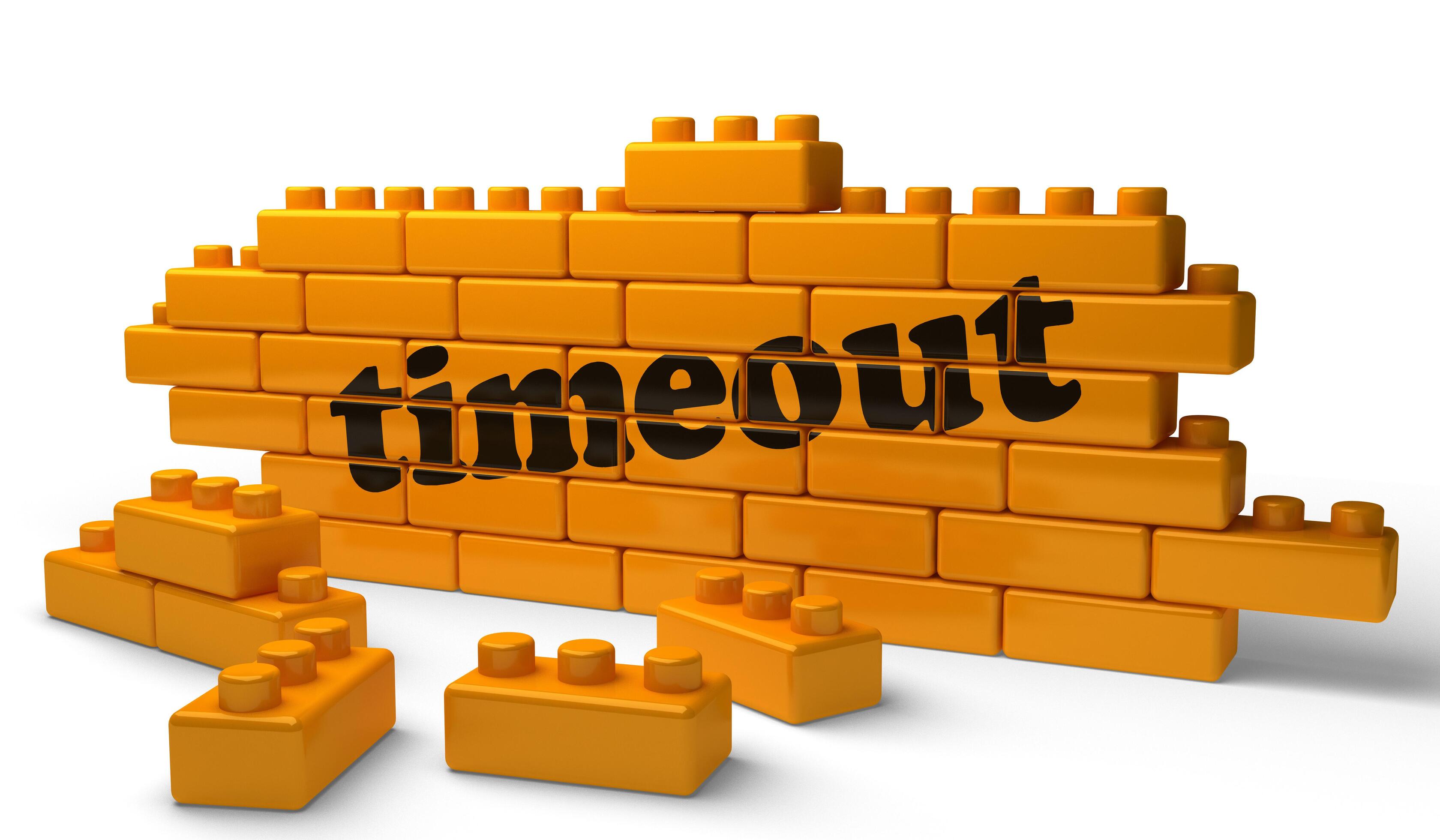 timeout word on yellow brick wall 6063671 Stock Photo at Vecteezy