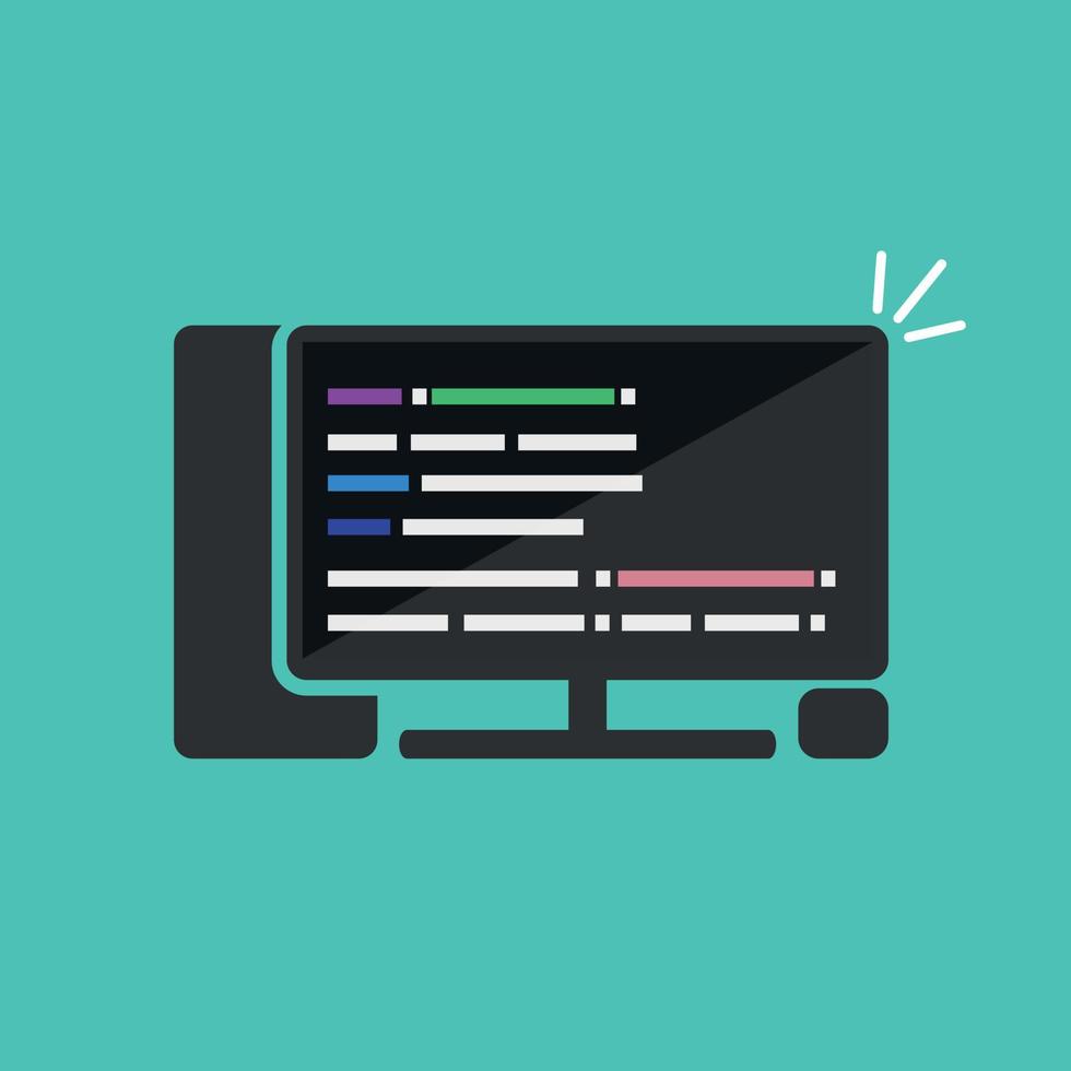 Computer Screen Programming Code Or Php Script Coding Html Or Css Editing Or Software