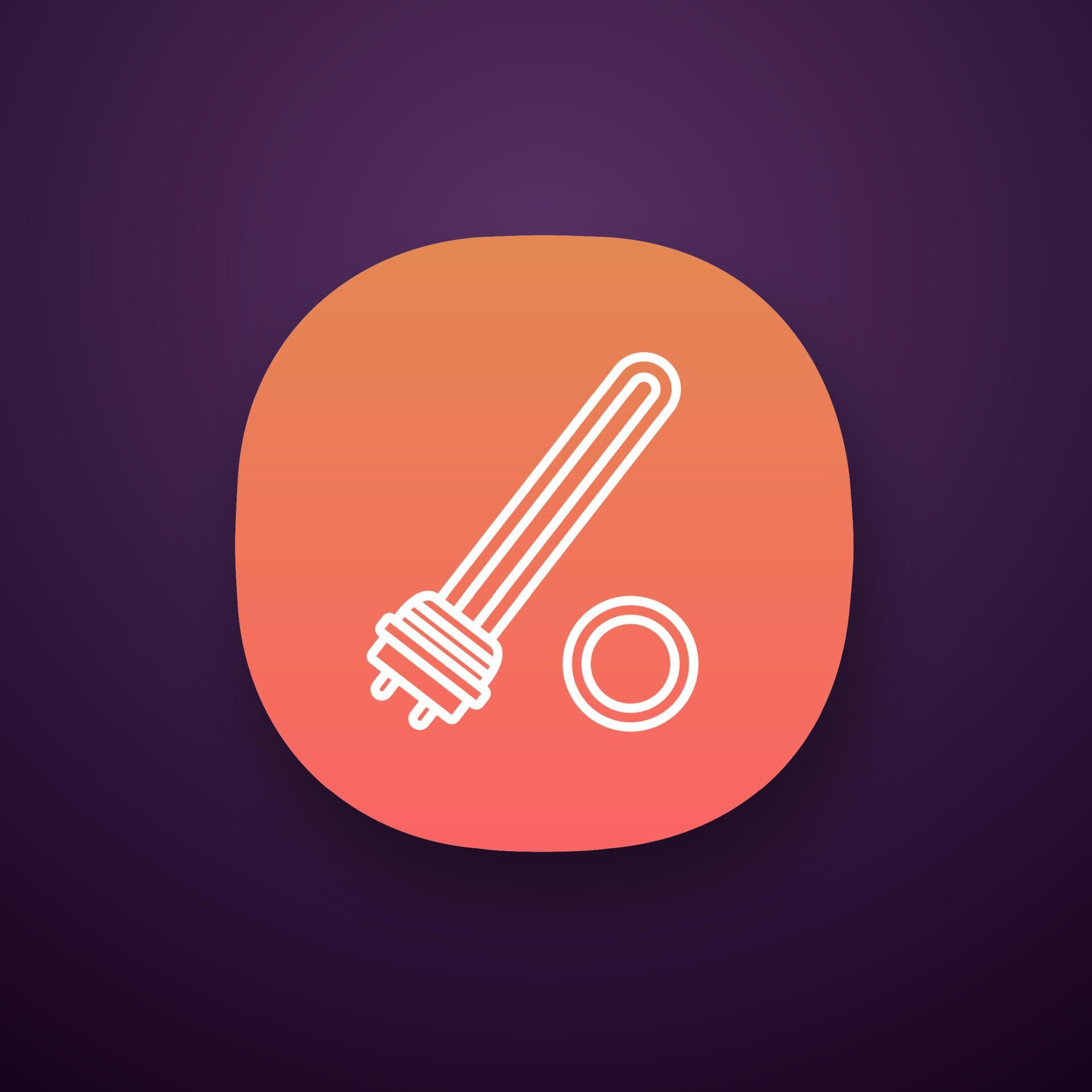 Water Heater Element App Icon Immersion Heater Electric Heating Element Ui Ux User Interface