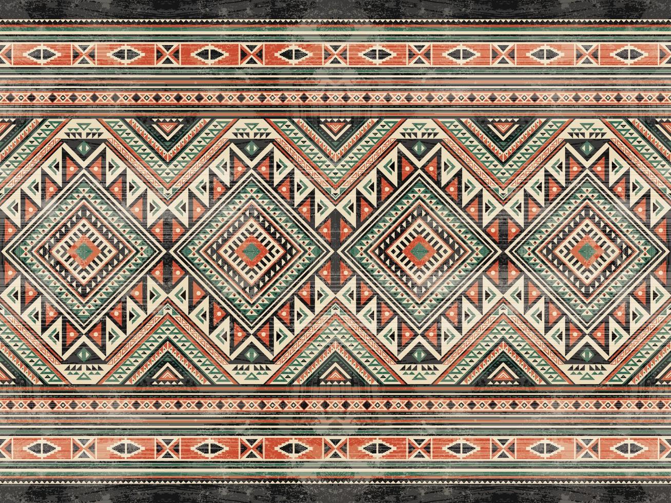 Native American Indian Ornament Pattern Geometric Ethnic Textile