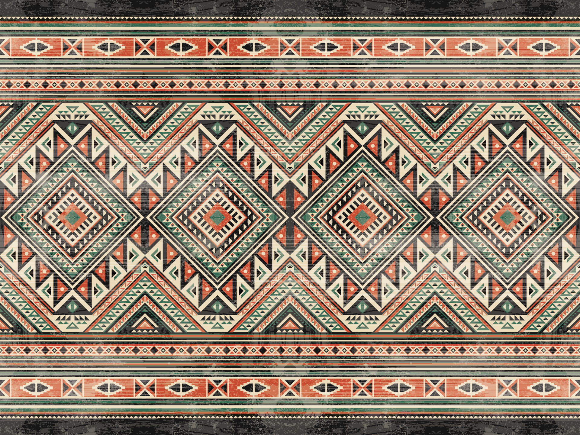 Native american indian ornament pattern geometric ethnic textile ...