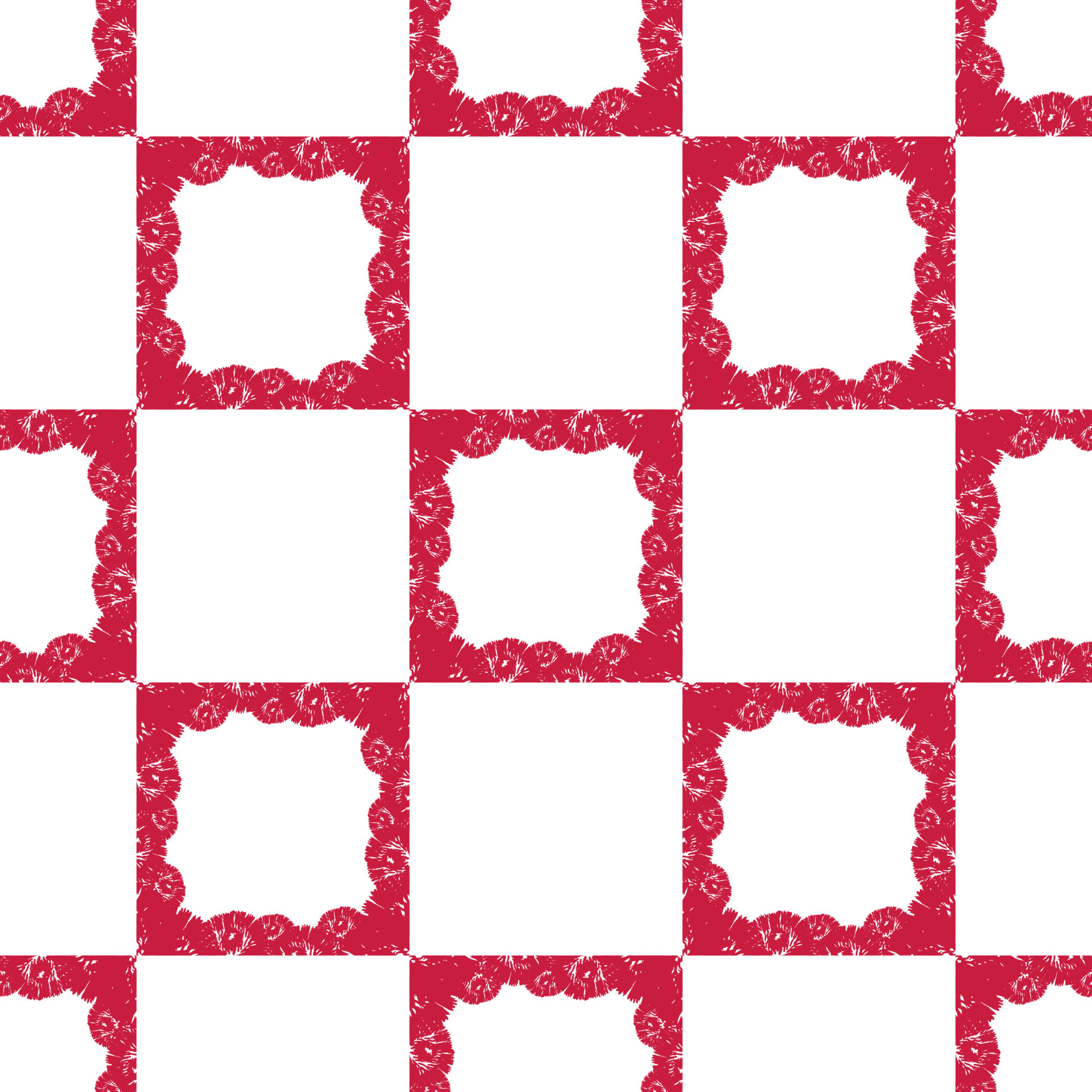 Red seamless floral background. pattern with red flowers. Floral vector ...