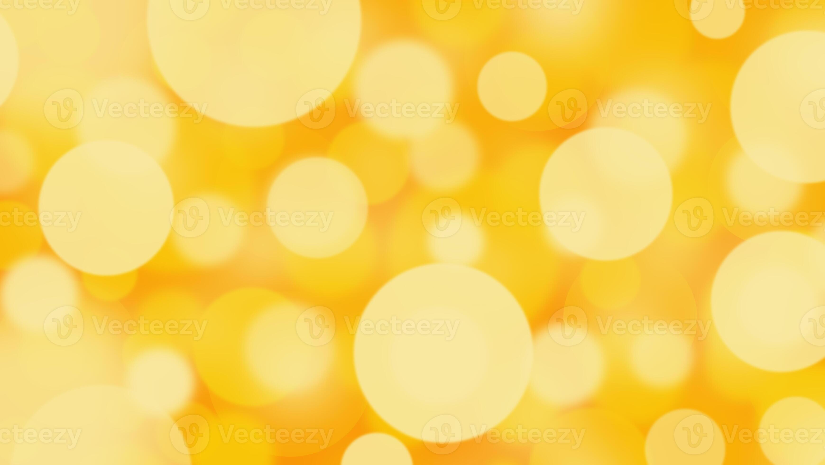 fondo naranja y amarillo abstracto con círculo bokeh. luz borrosa de brillo ligero. fondo de ...