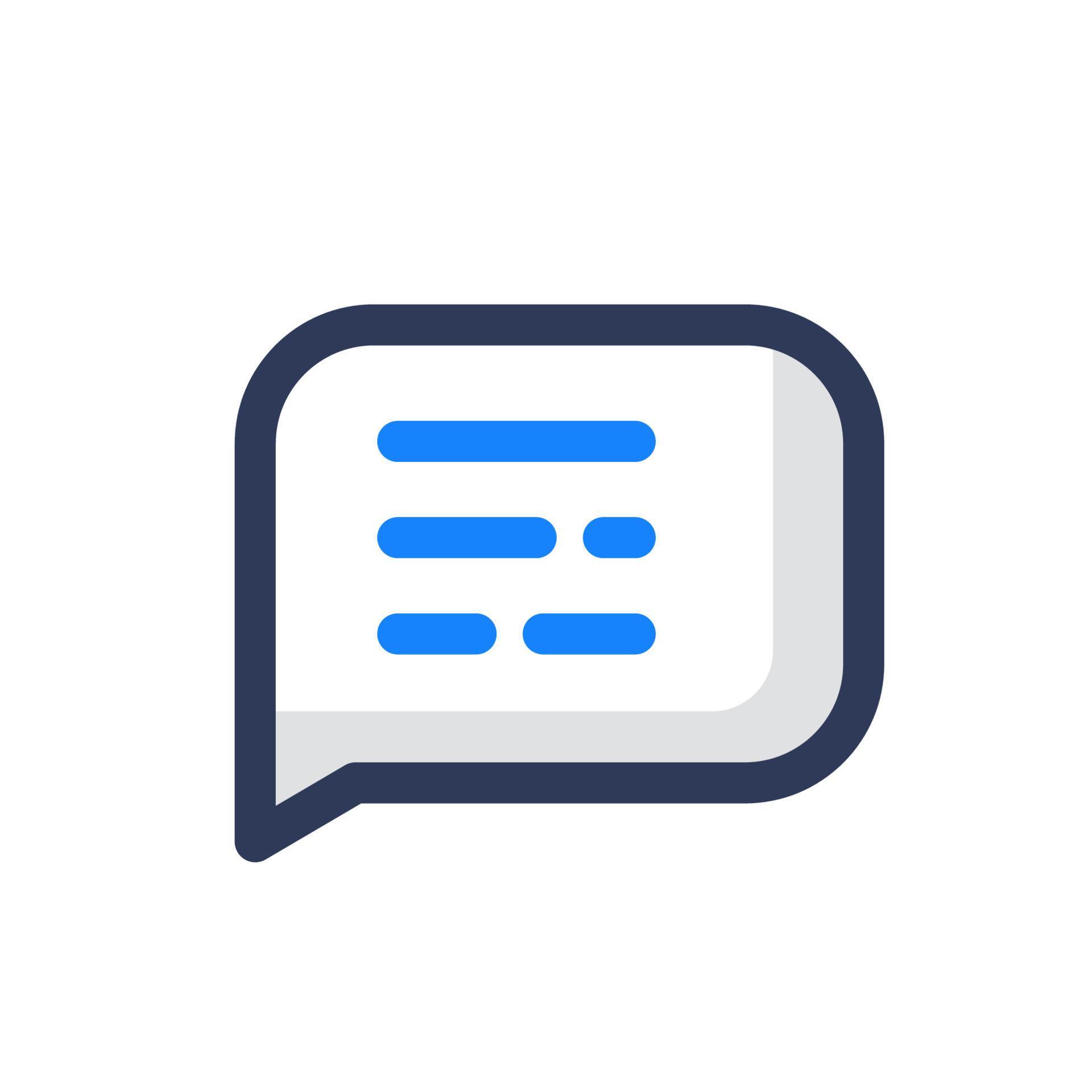 Chat Interface Icon 6082539 Vector Art at Vecteezy