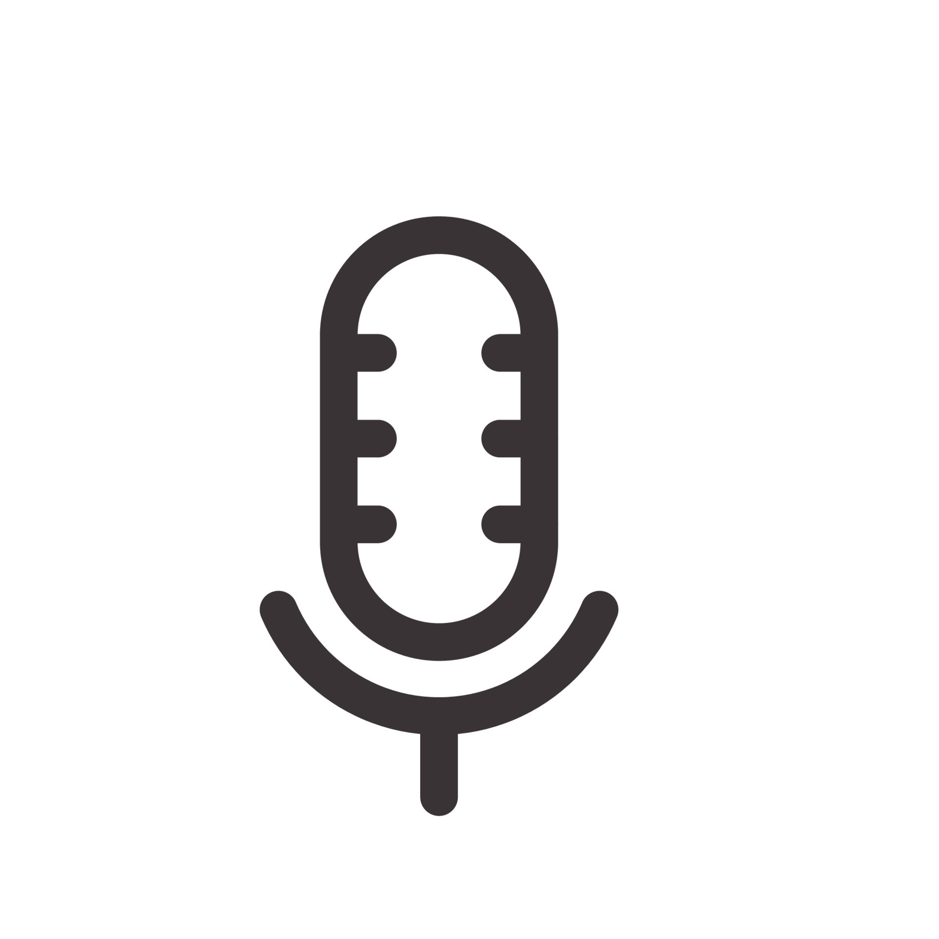 Microphone Interface Icon 6086019 Vector Art at Vecteezy