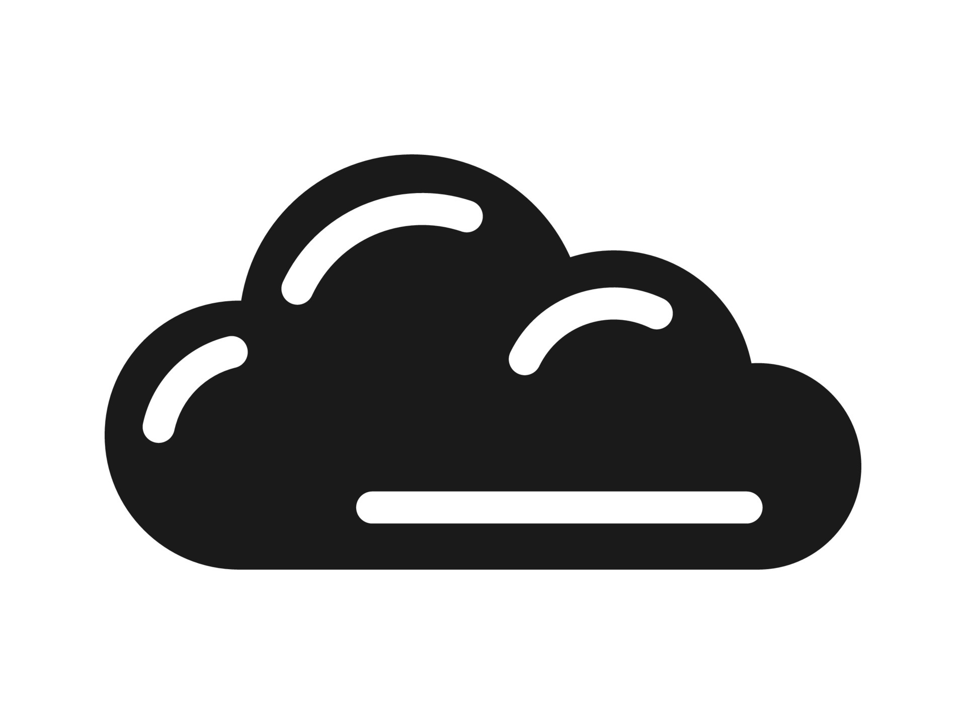 Web cloud icon of simple flat stile 6087324 Vector Art at Vecteezy