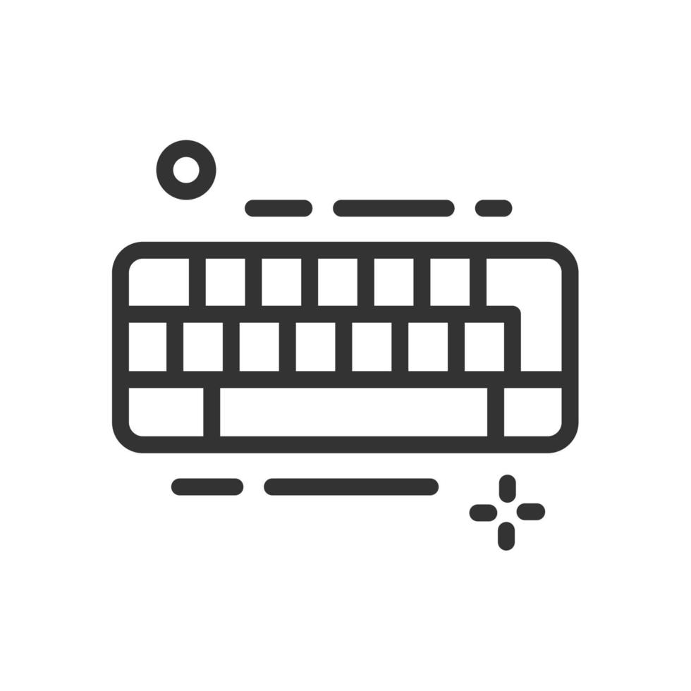 Simple Keyboard Vector