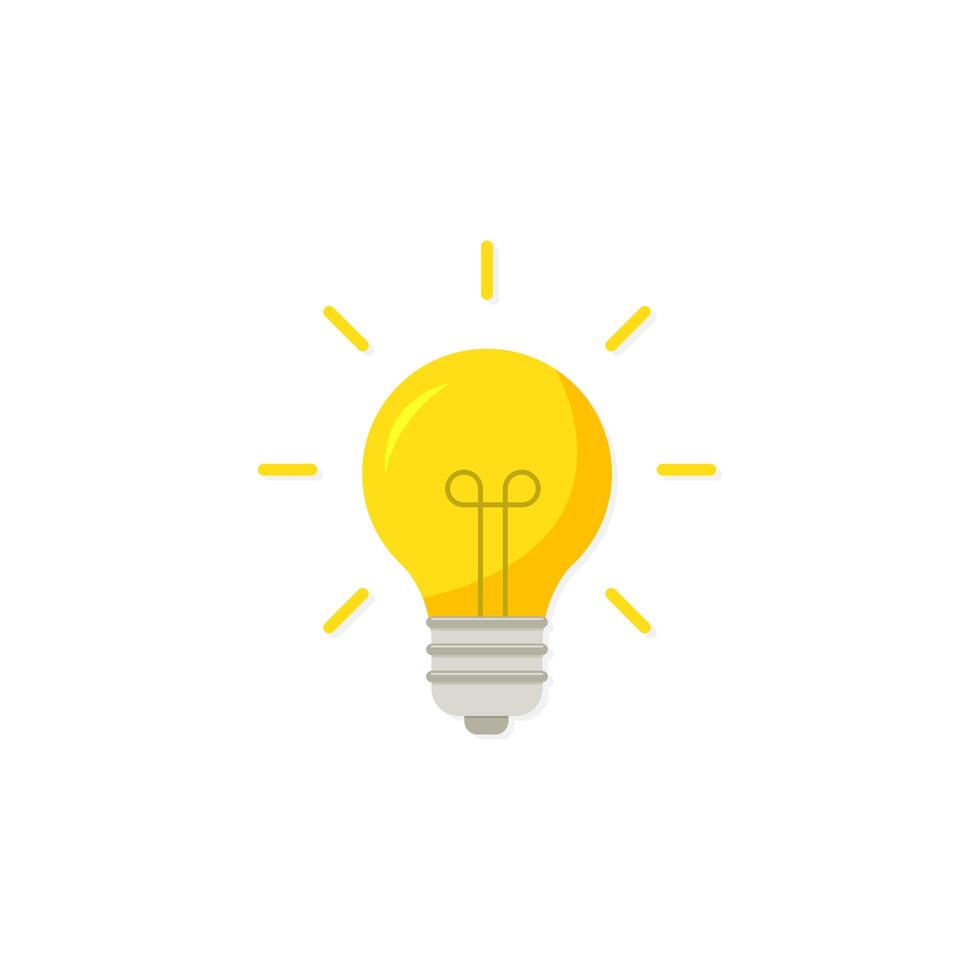 light bulb flat design 6090589 Vector Art at Vecteezy light bulb flat design 6090589 Vector Art at Vecteezy