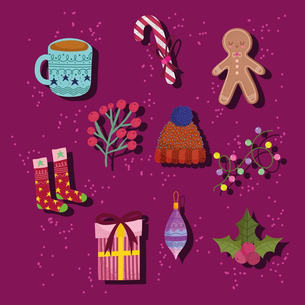 icons pack christmas 6101964 Vector Art at Vecteezy