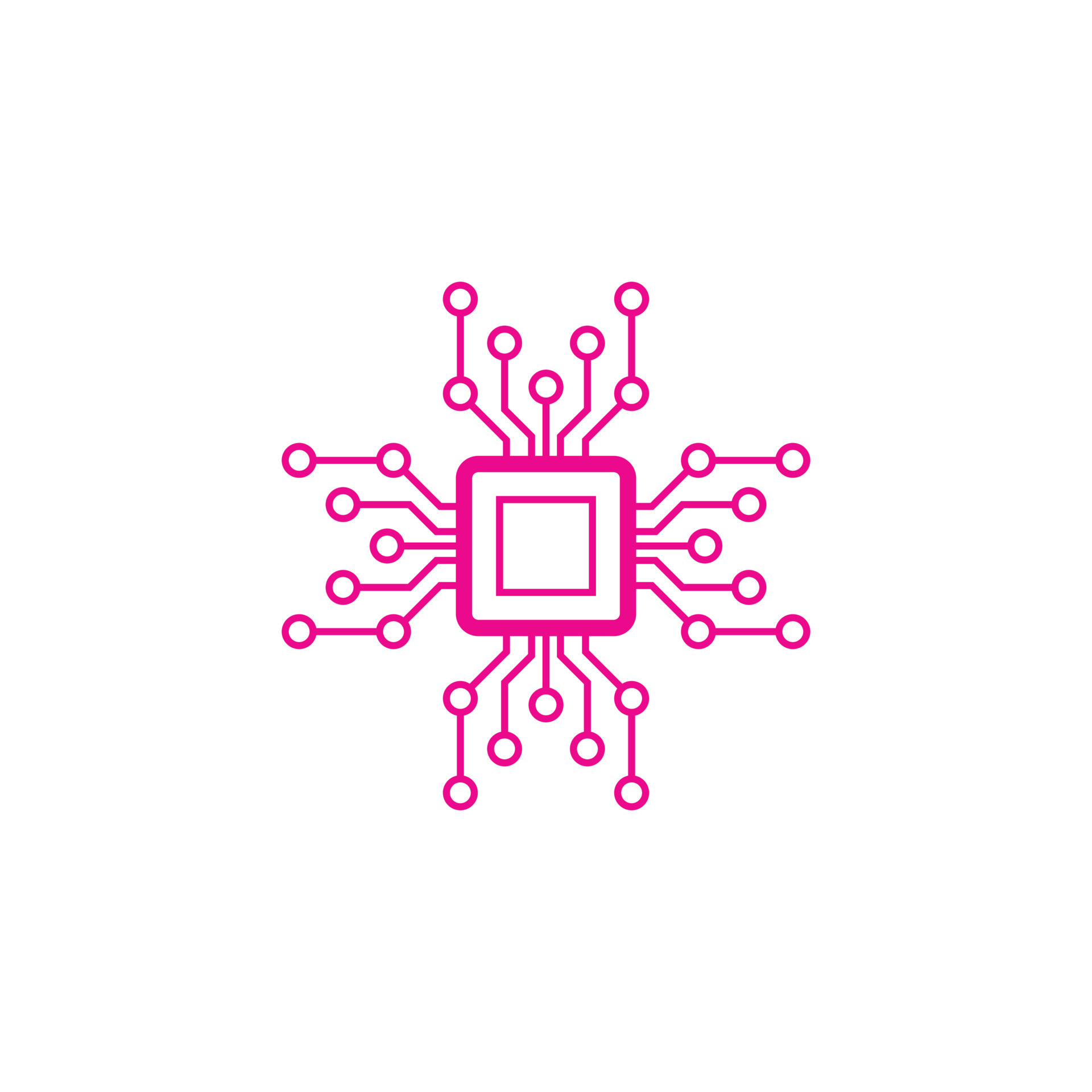 Chip isolated minimal icon. processor line vector icon for websites ... Chip isolated minimal icon. processor line vector icon for websites ...