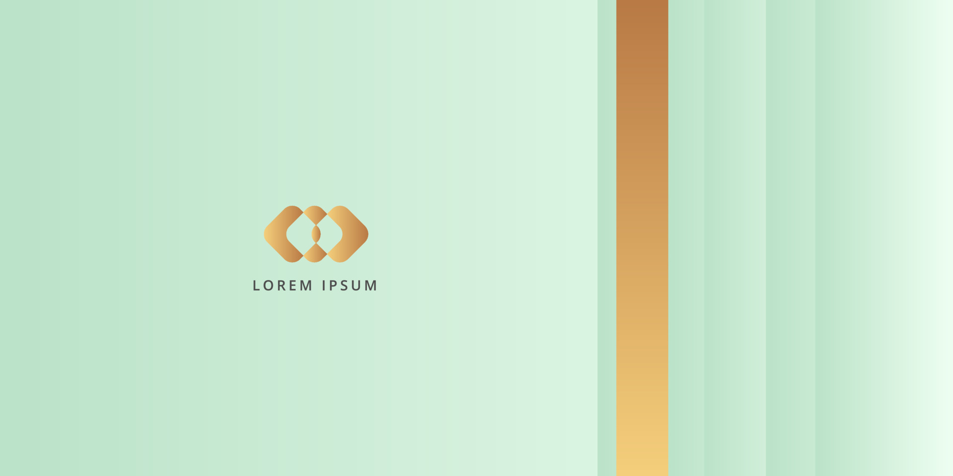 Minimal Geometric Background Soft Green Dynamic Shape Composition