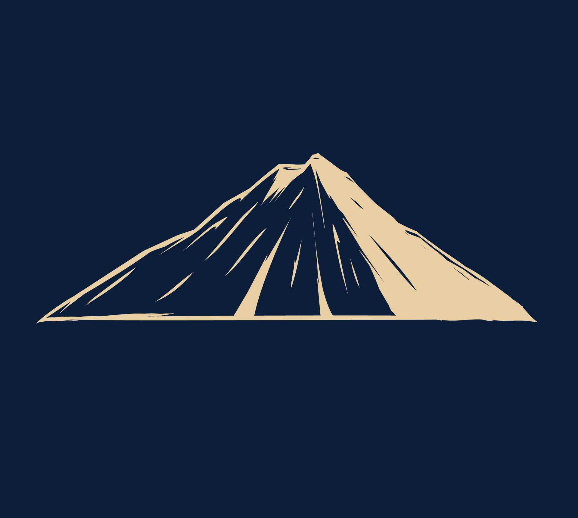 mountain simple vector design 6120182 Vector Art at Vecteezy