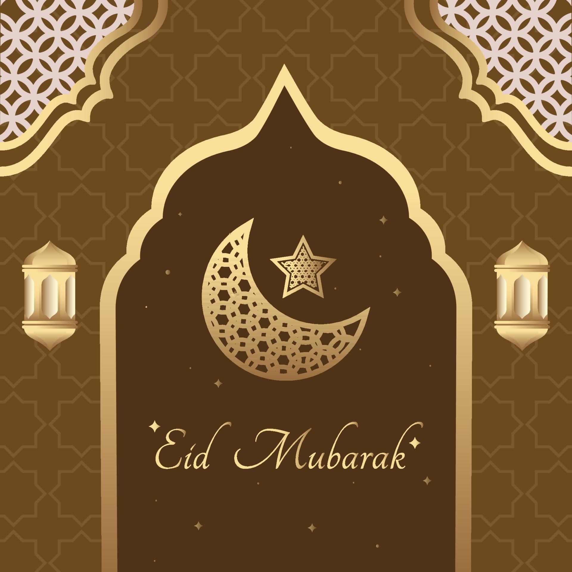 Gradient Common Elements For Eid 6131726 Vector Art at Vecteezy
