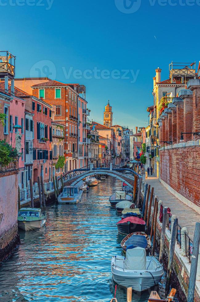 Venice cityscape with narrow water canal 6141121 Stock Photo at Vecteezy