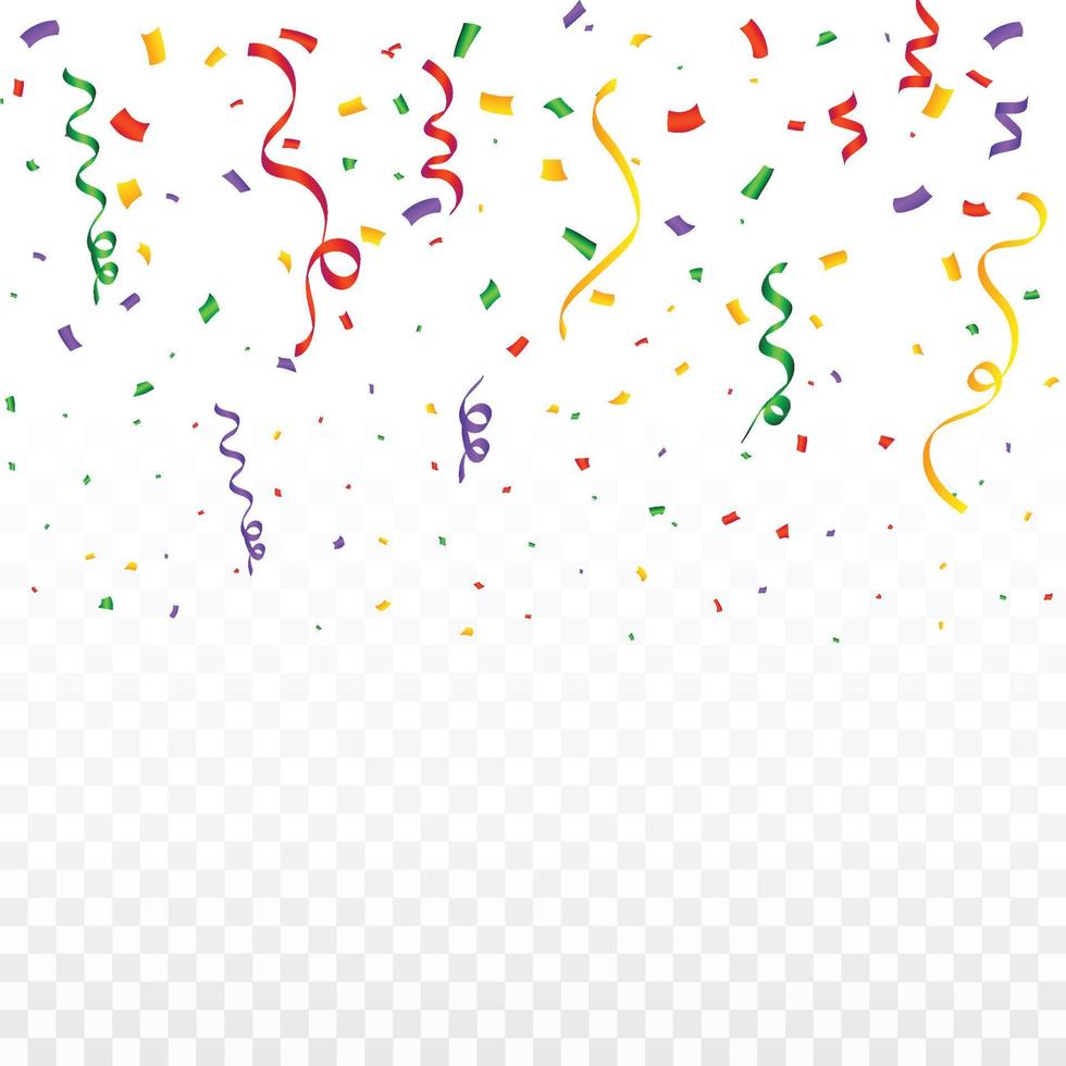 vector de confeti multicolor realista para el festival. confeti y ... vector de confeti multicolor realista para el festival. confeti y ...