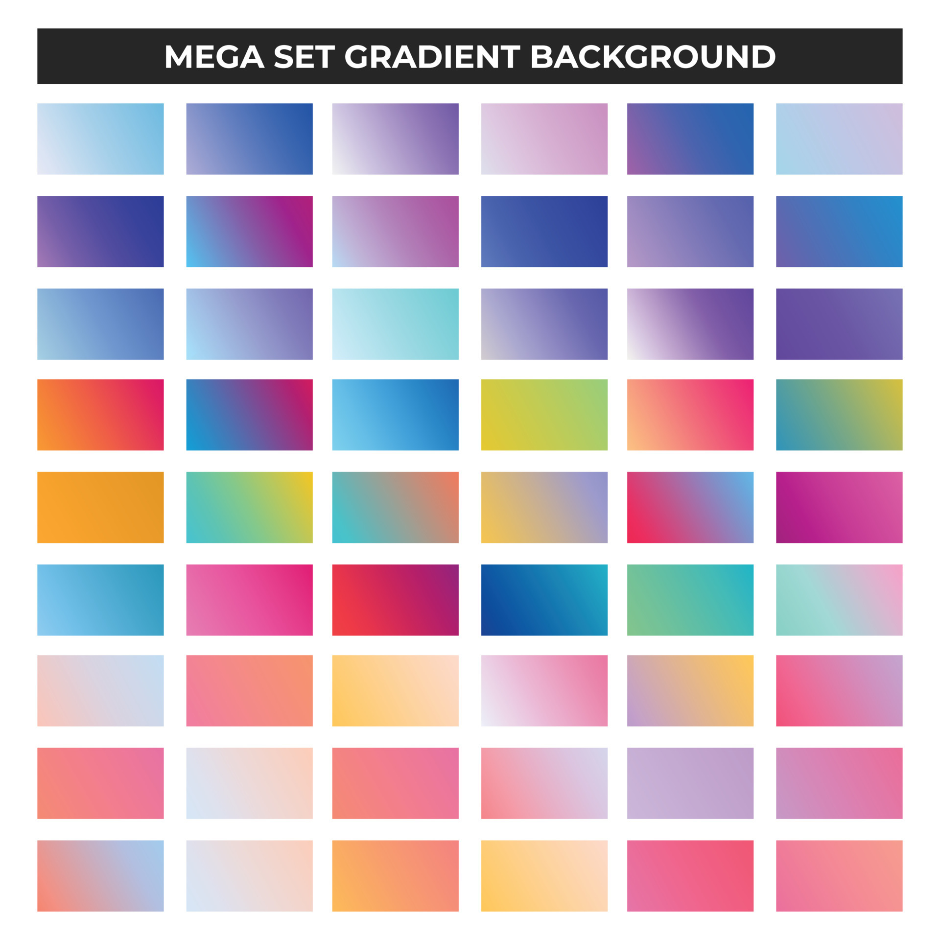 Mega set gradient background. 6152535 Vector Art at Vecteezy Mega set gradient background. 6152535 Vector Art at Vecteezy