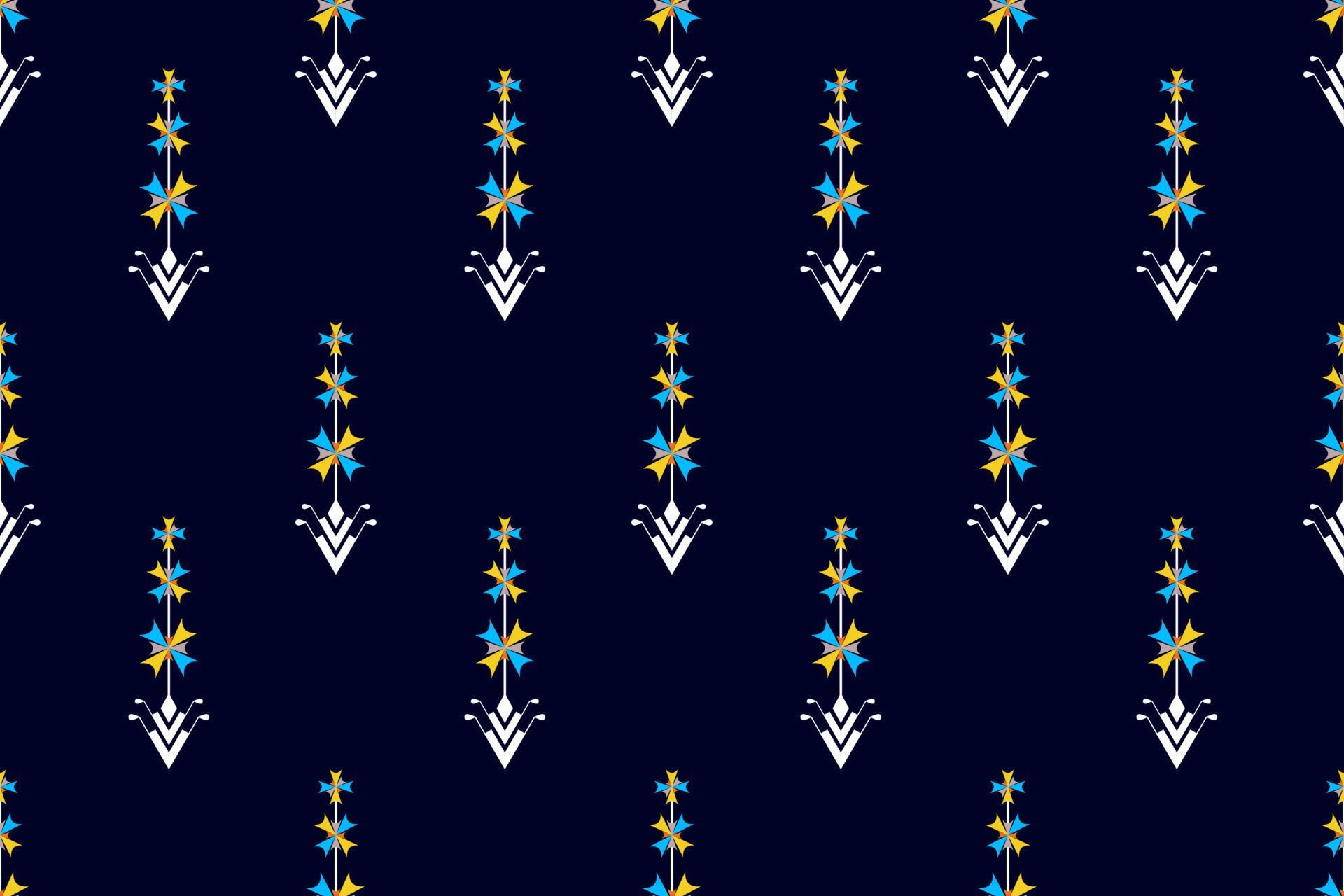 Patrón De Vectores Tribales Sin Fisuras Fondo Geométrico Abstracto étnico Ornamento De