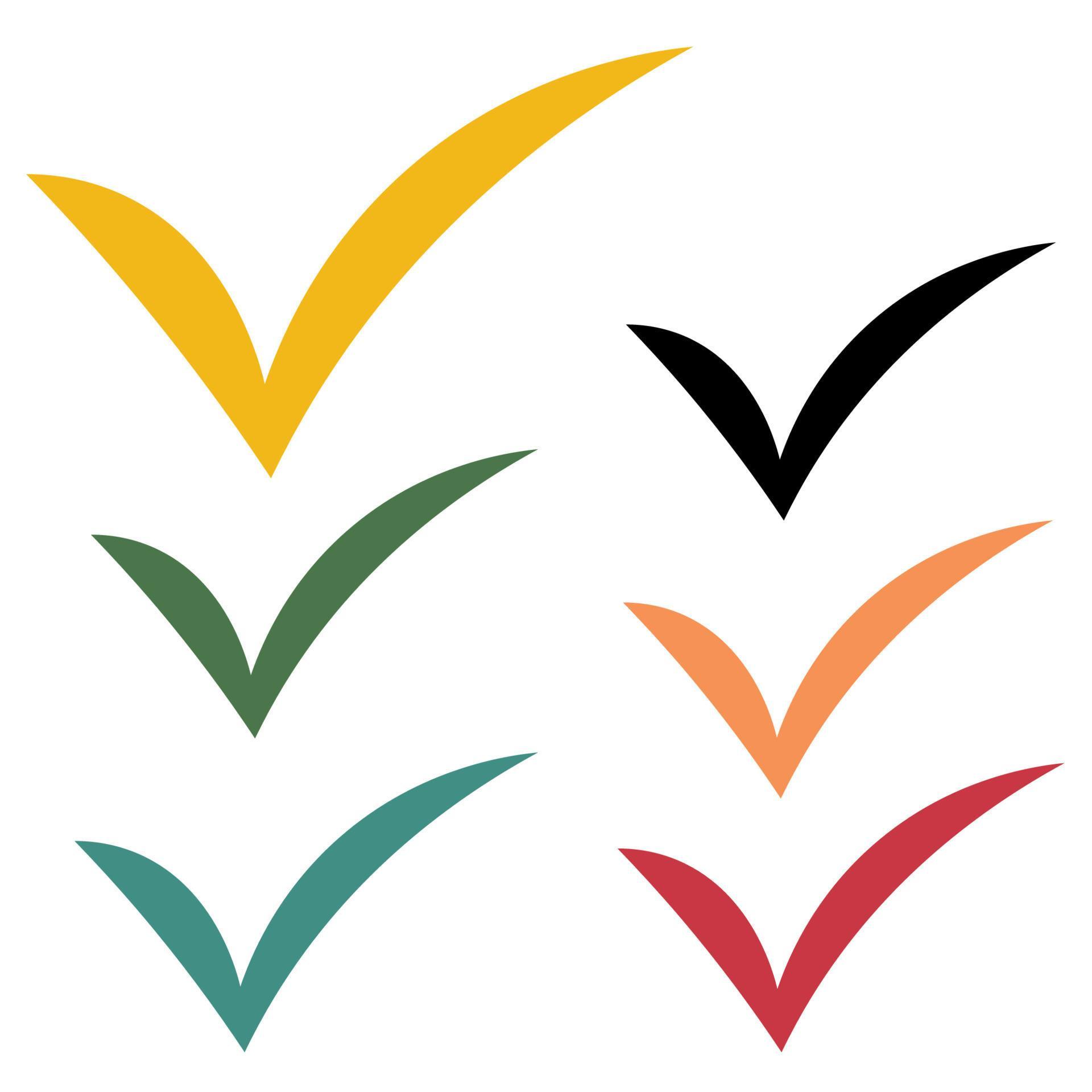 Check set isolated on white background. 6201590 Vector Art at Vecteezy