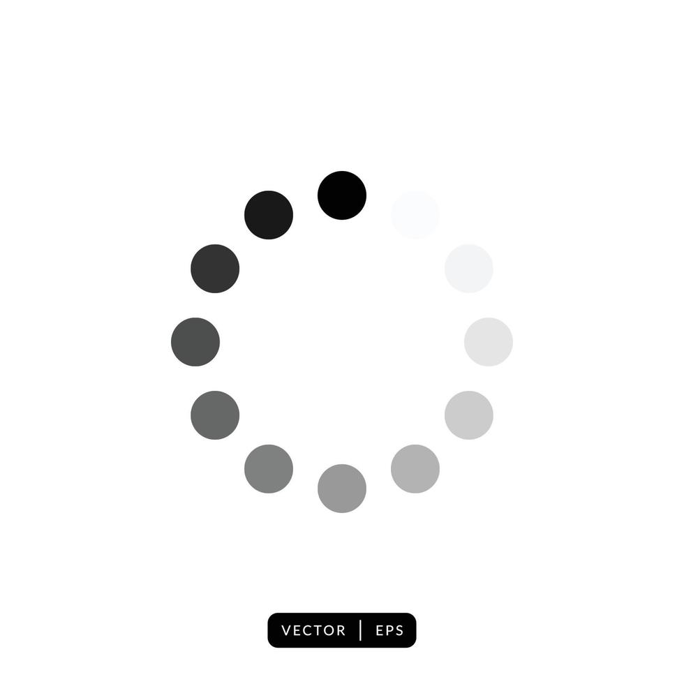 Loading Icon Vector - Sign or Symbol 6203829 Vector Art at Vecteezy